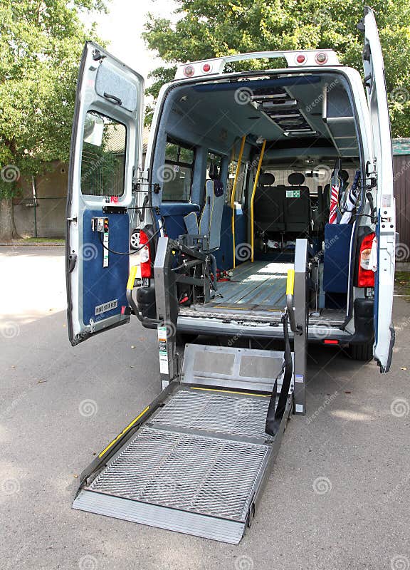 Disabled Mobility Ambulance Stock Photo - Image of disabled, person ...