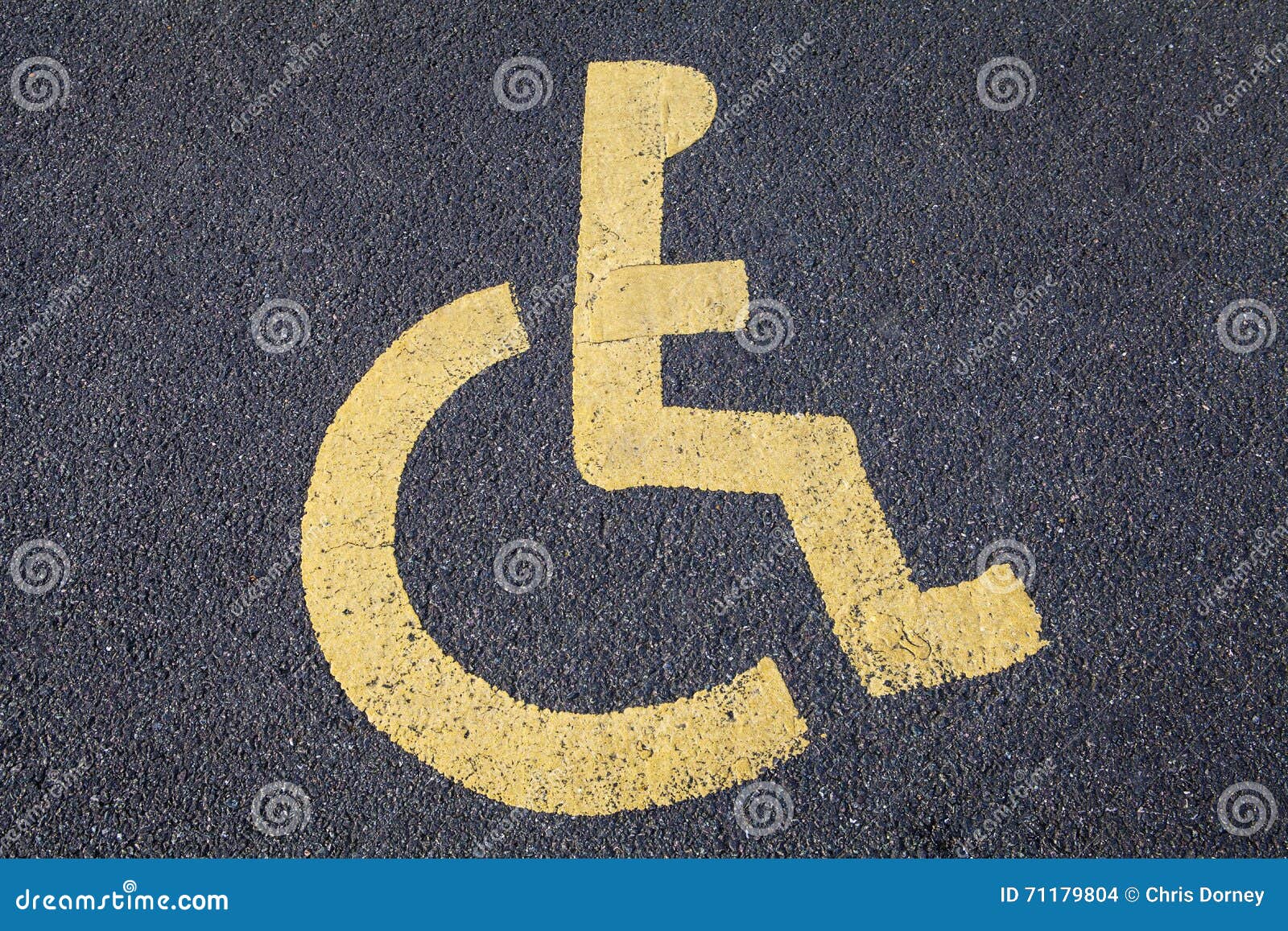 Disabled Parking Bay stock photo. Image of permit, marked - 71179804