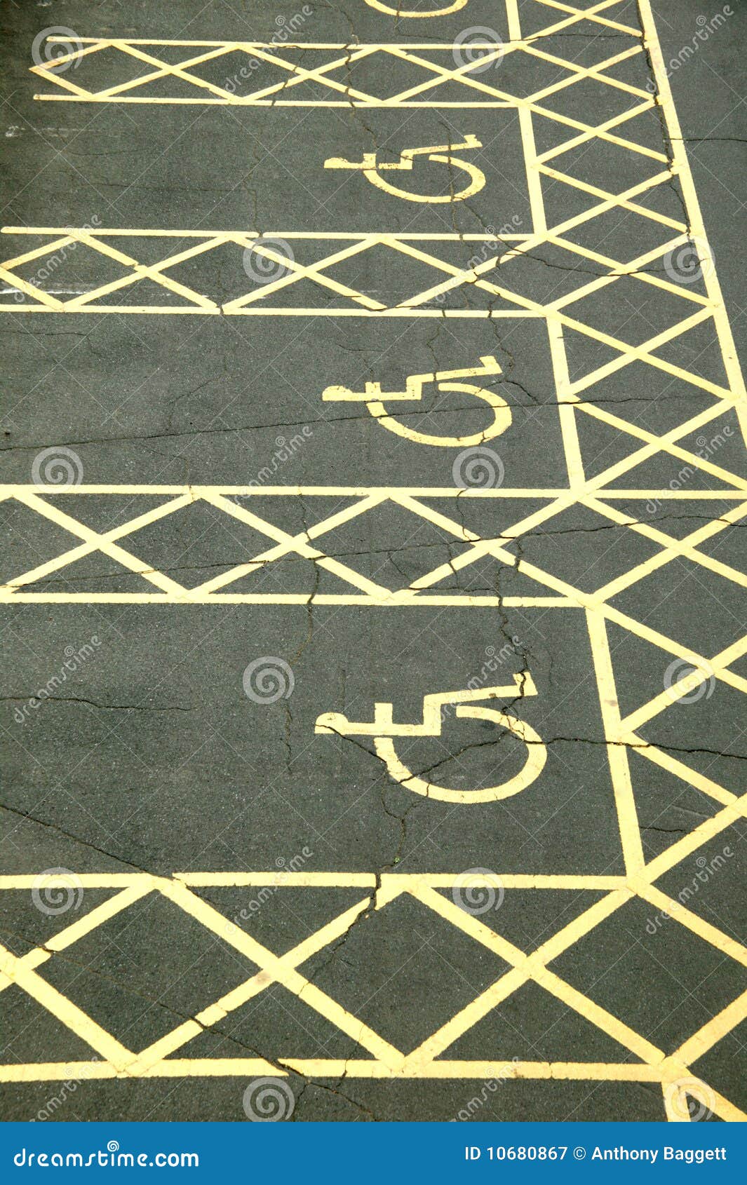 Disabled Parking Bays stock image. Image of line, empty - 10680867