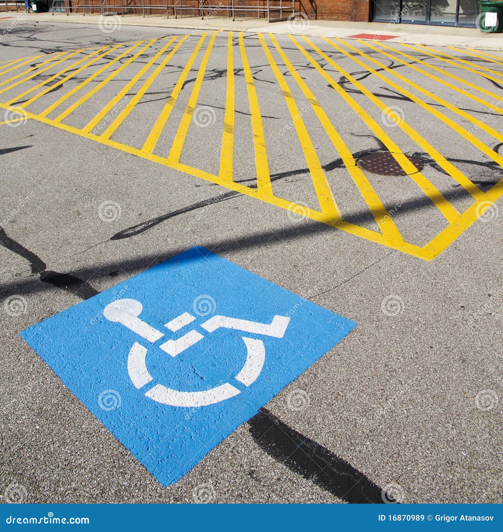 Disabled parking sign stock image. Image of transportation - 16870989
