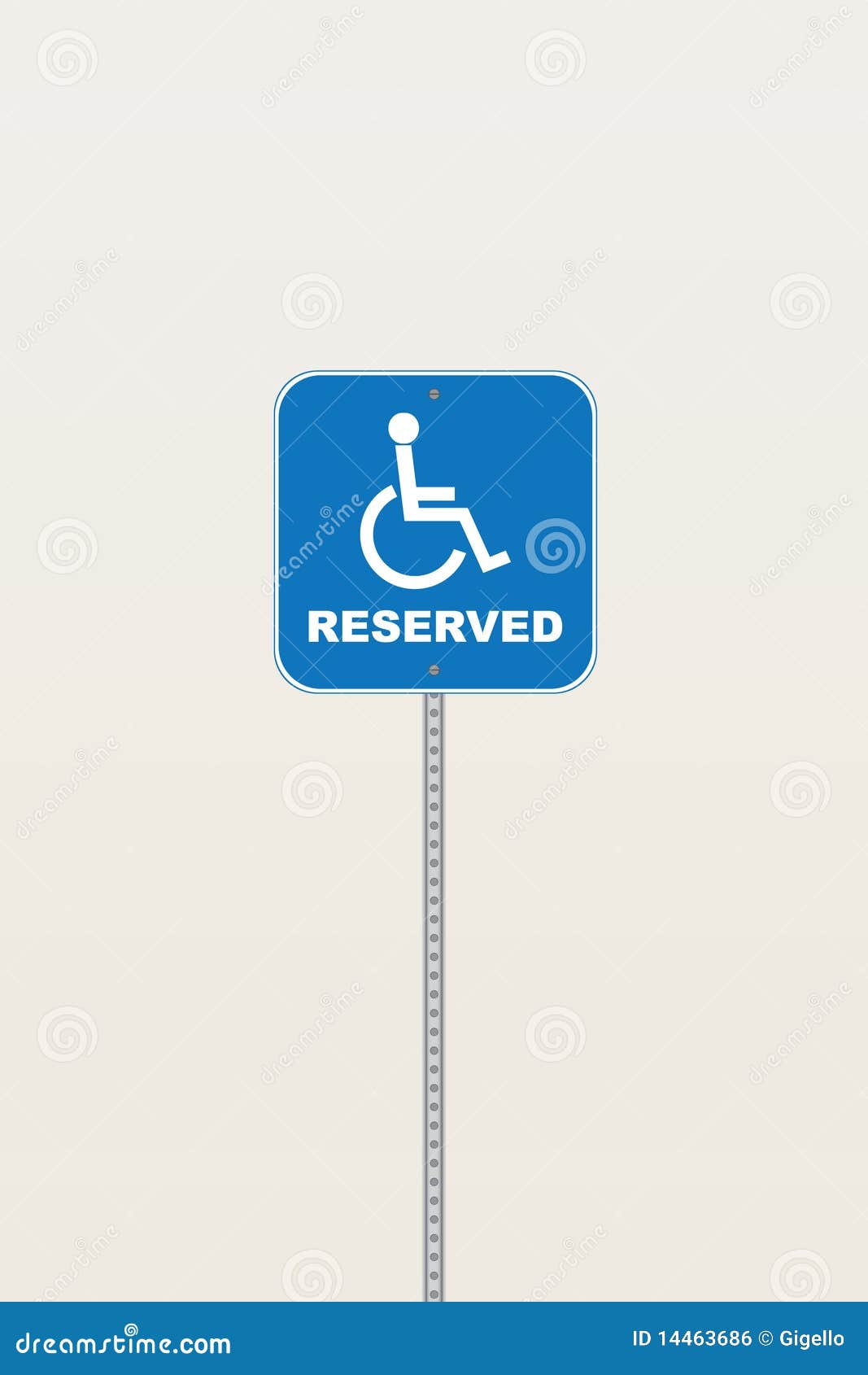 Disabled people road sign stock vector. Illustration of symbol - 14463686