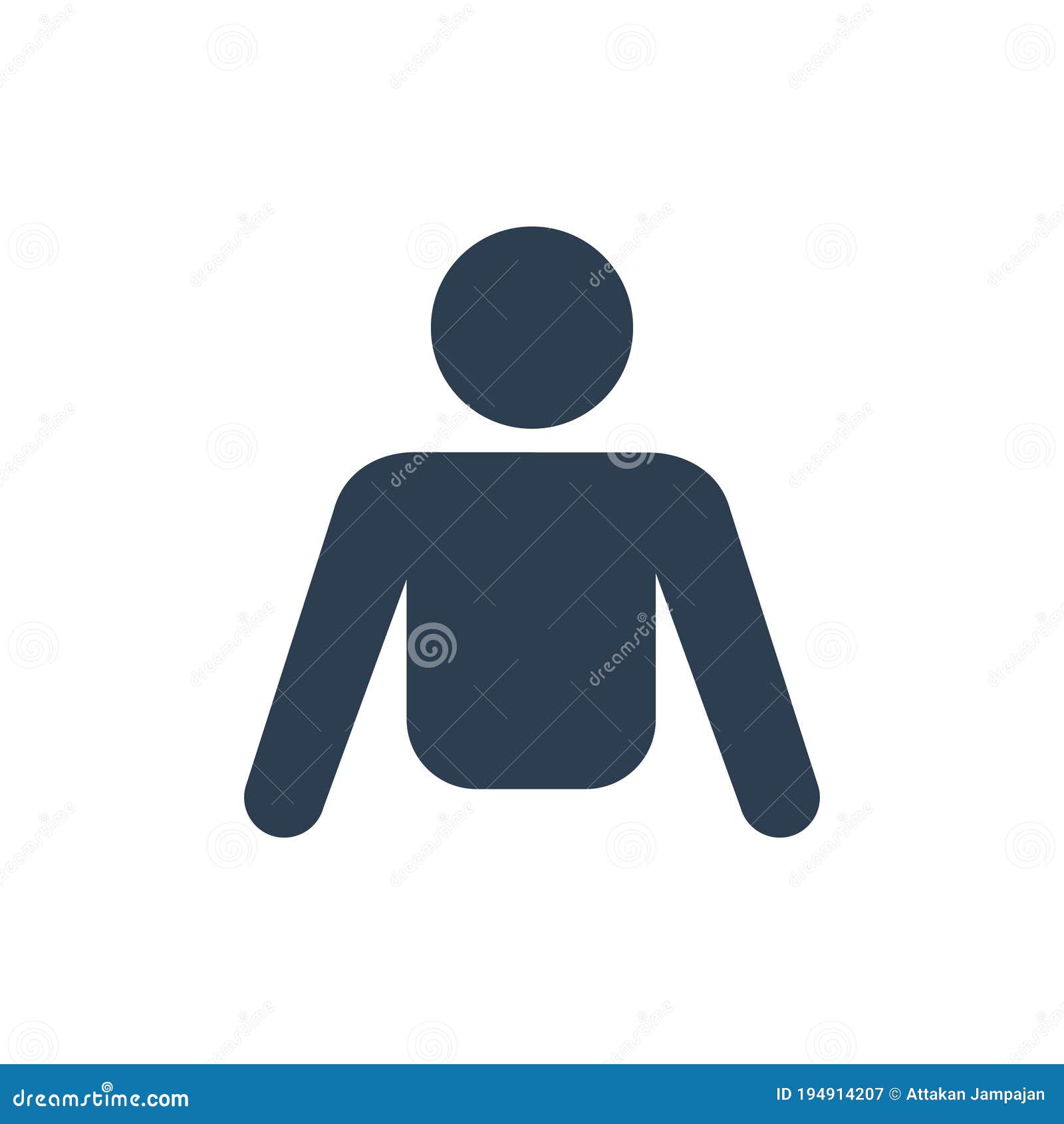 Disabled Person Icon, Amputated Leg Icon, Vector Stock Vector ...