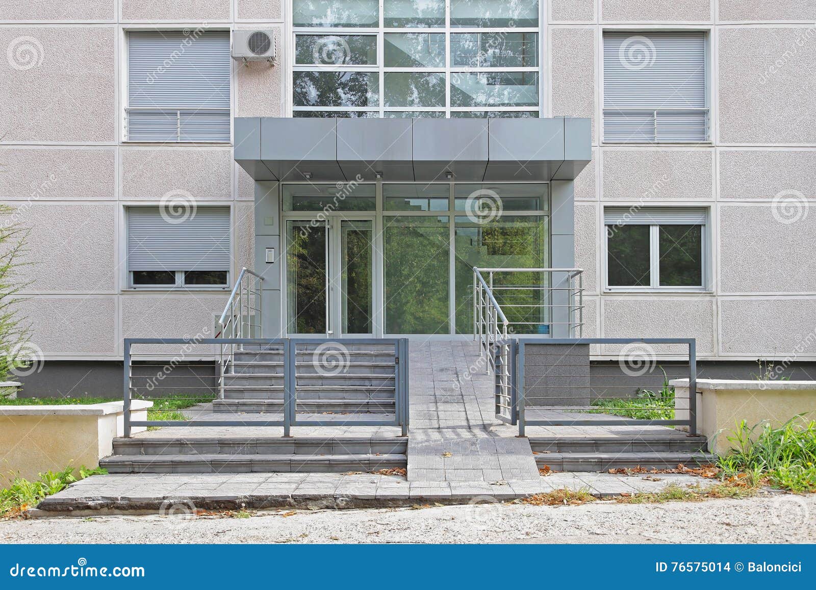 Disabled Ramp Entrance stock photo. Image of condo, empty - 76575014