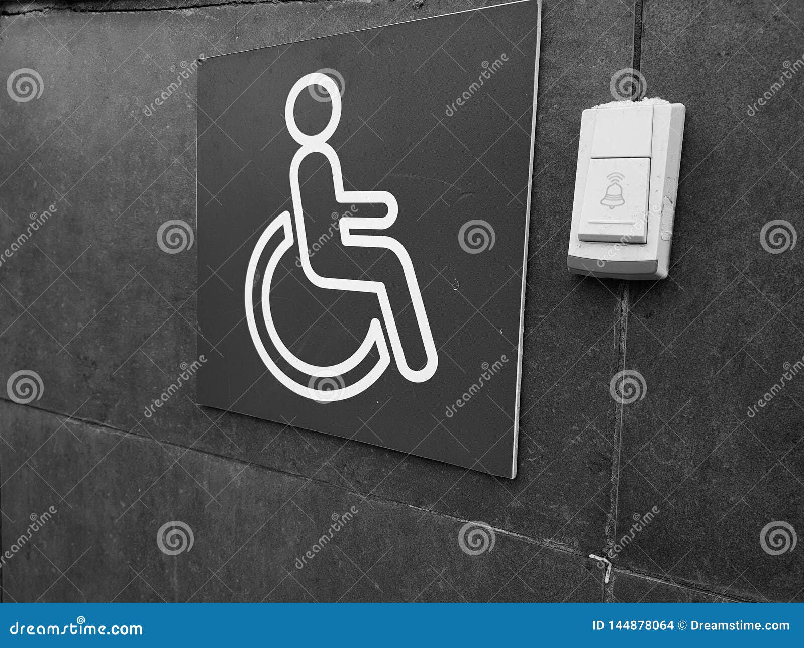 Disabled Ramp - Help Call Button Stock Photo - Image of access ...