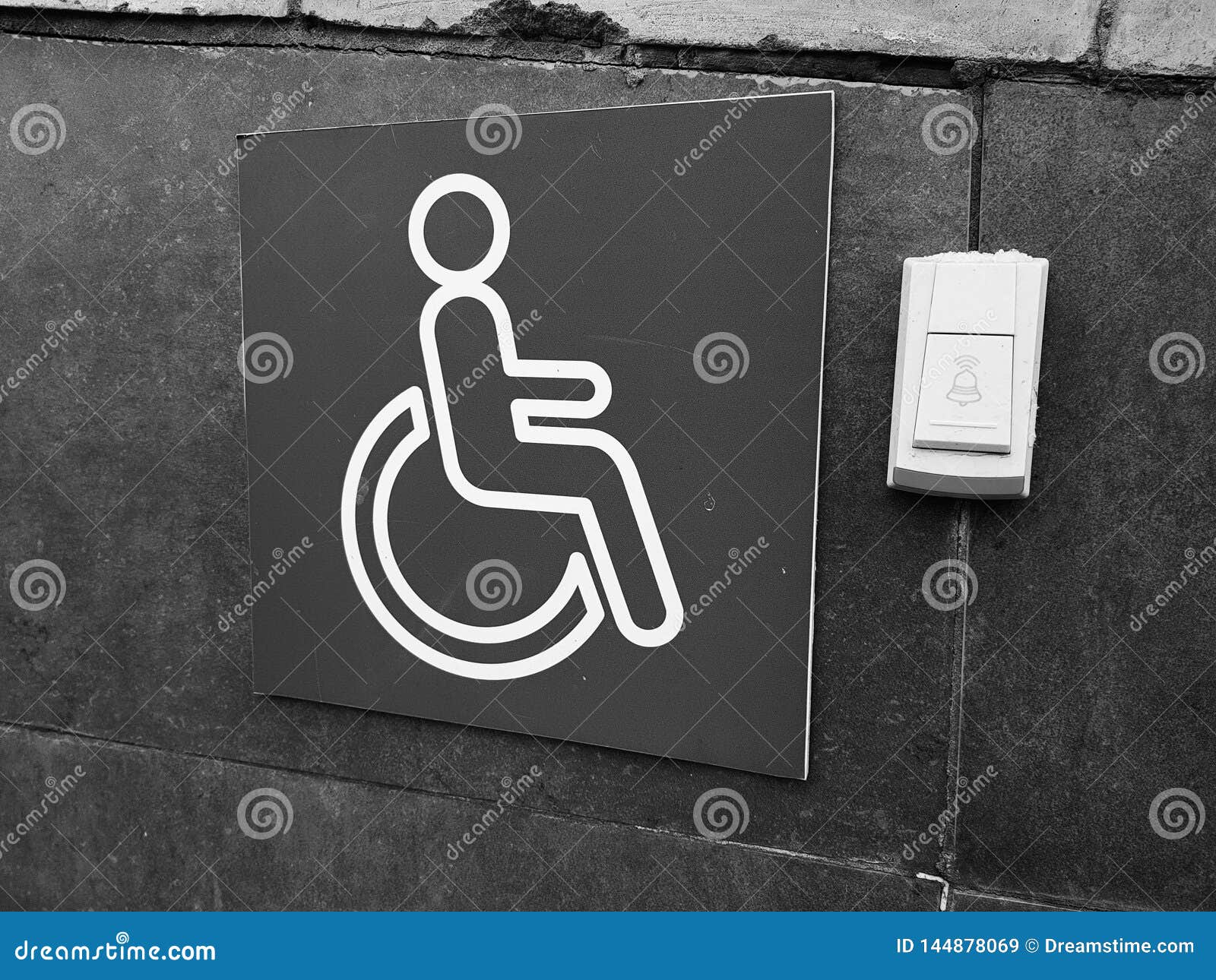 Disabled Ramp - Help Call Button Stock Image - Image of candid, access ...