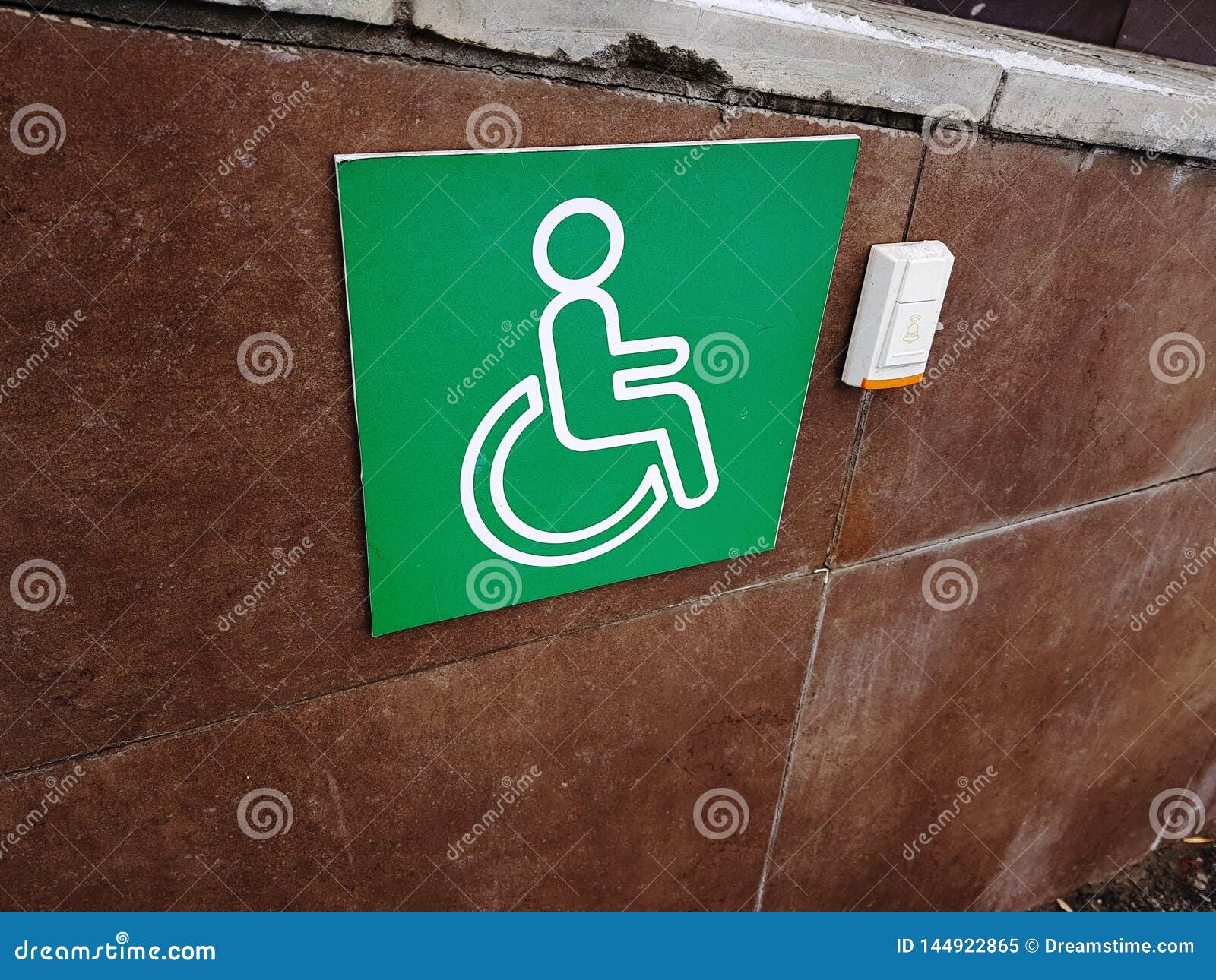 Disabled Ramp - Help Call Button Stock Image - Image of help, invalid ...