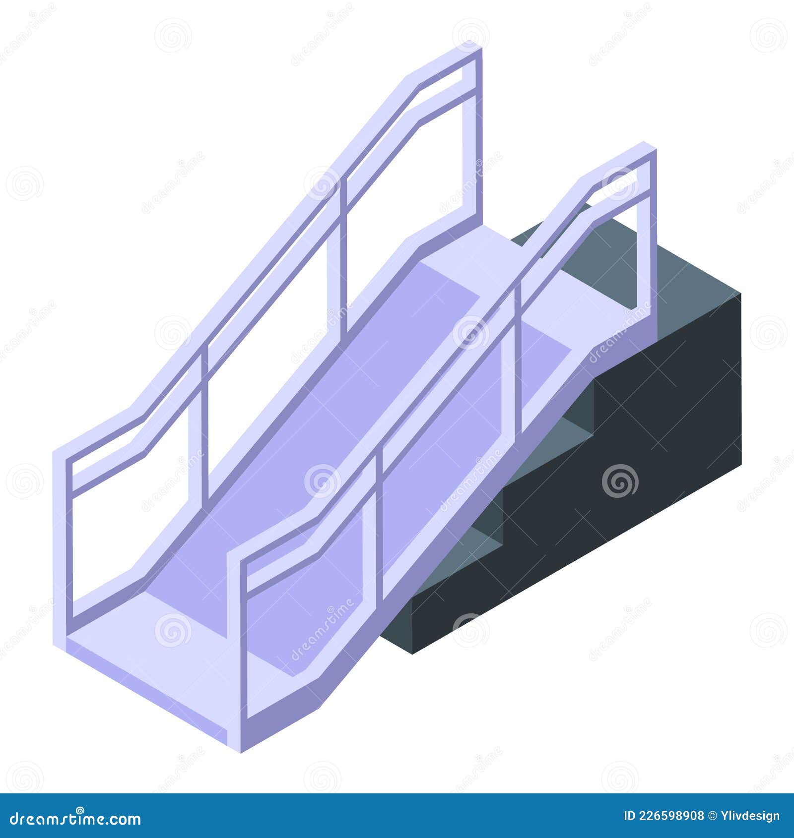 Disabled Ramp Icon Isometric Vector. Accessible Environment Stock ...