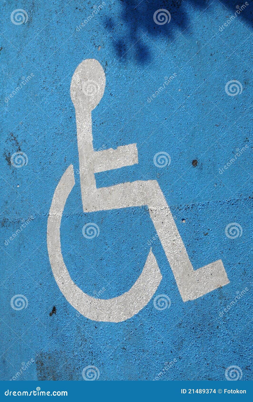 Disabled sign stock photo. Image of place, space, france - 21489374