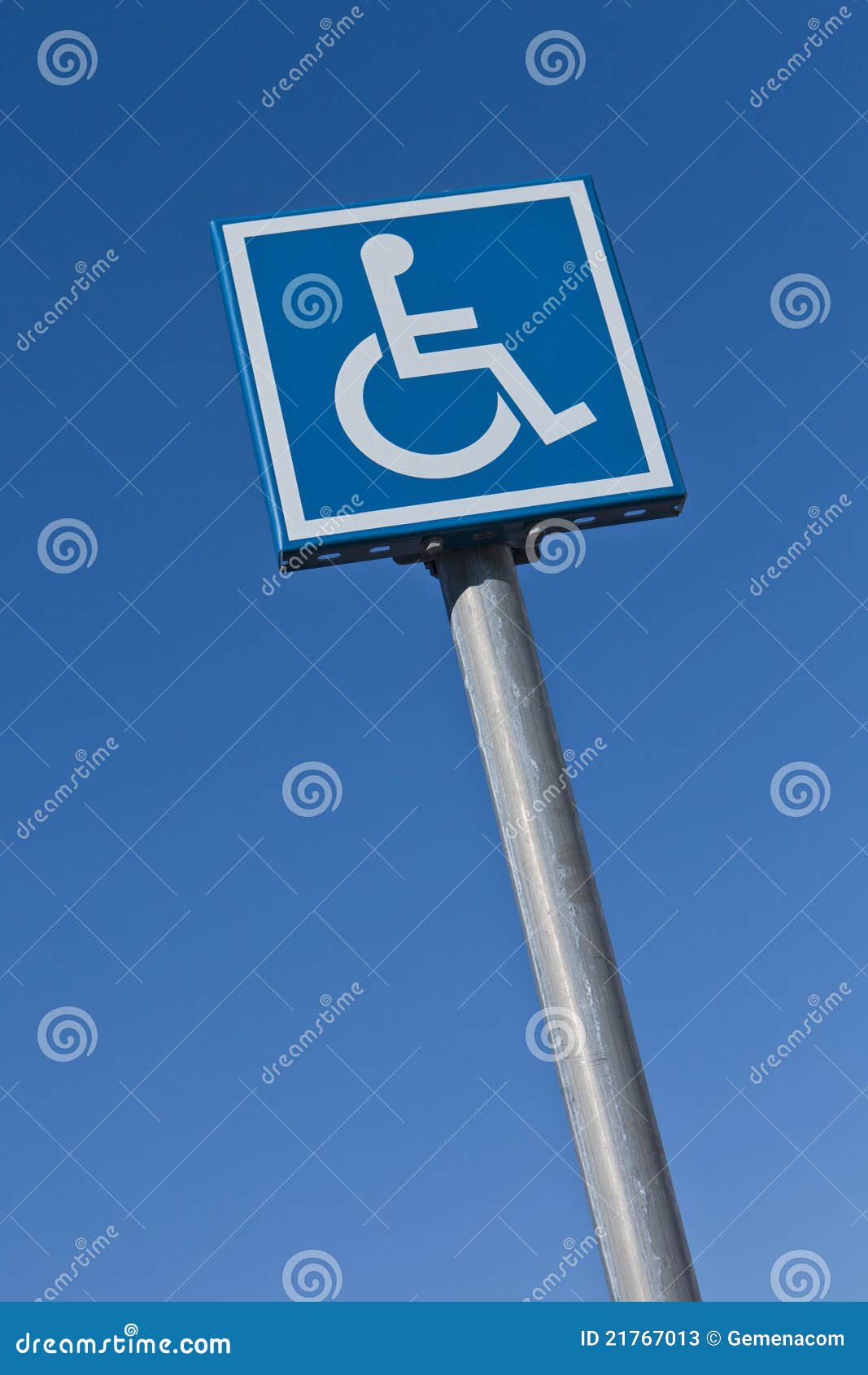 Disabled Sign stock image. Image of square, three, blue - 21767013