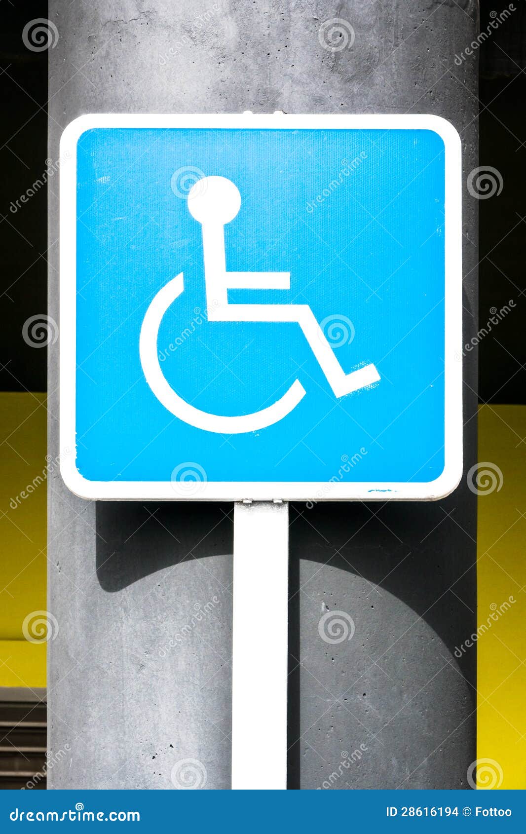 Disabled sign stock photo. Image of accessibility, handicapping - 28616194
