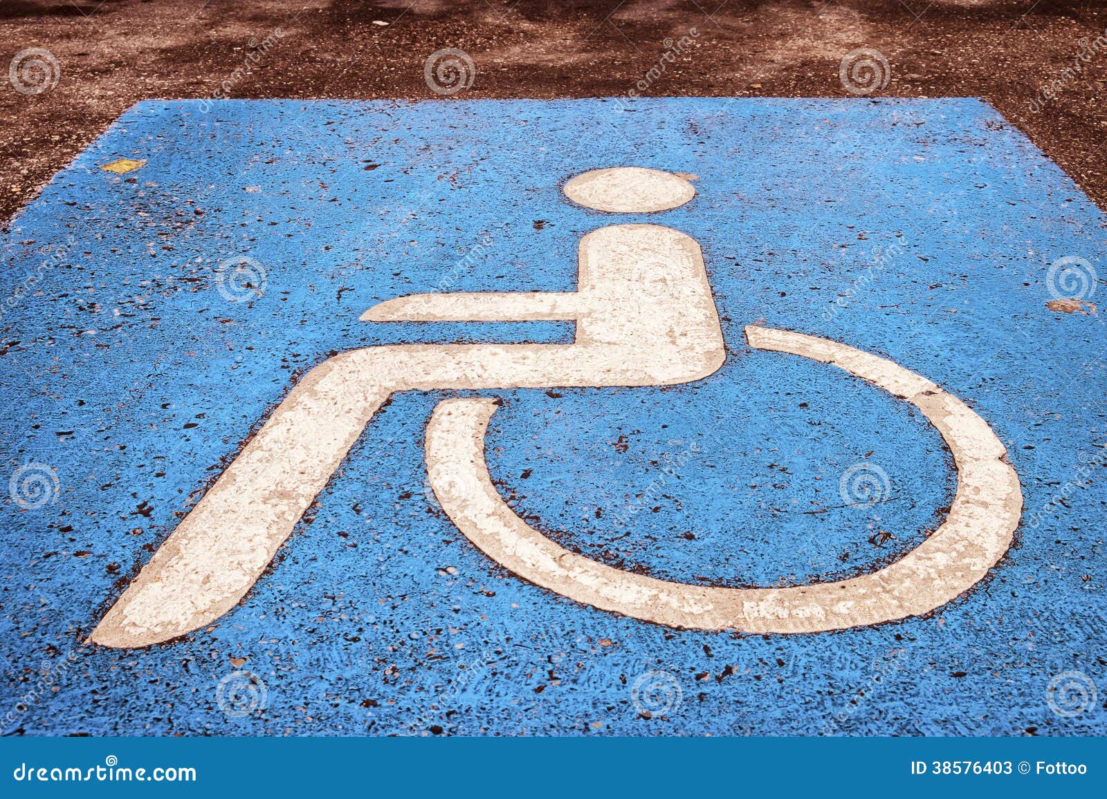 Disabled sign stock image. Image of outdoors, sign, parking - 38576403