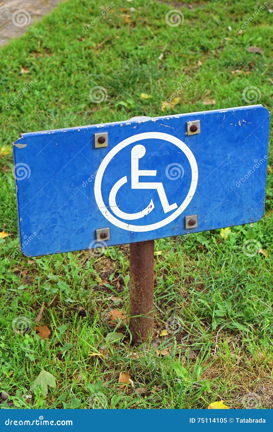 Disabled sign stock image. Image of reserved, disabled - 75114105