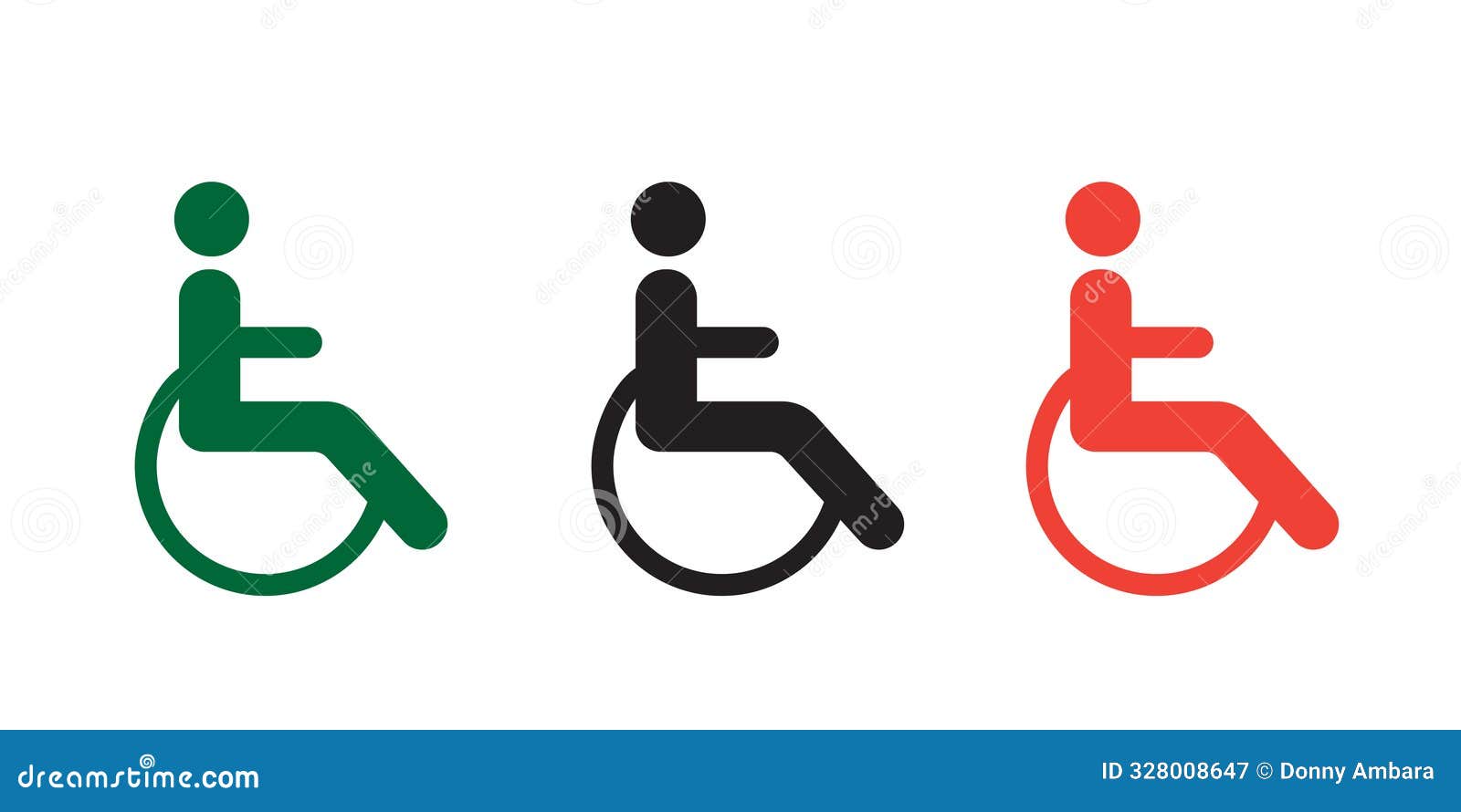 Disabled Sign on White Background Stock Vector - Illustration of white ...