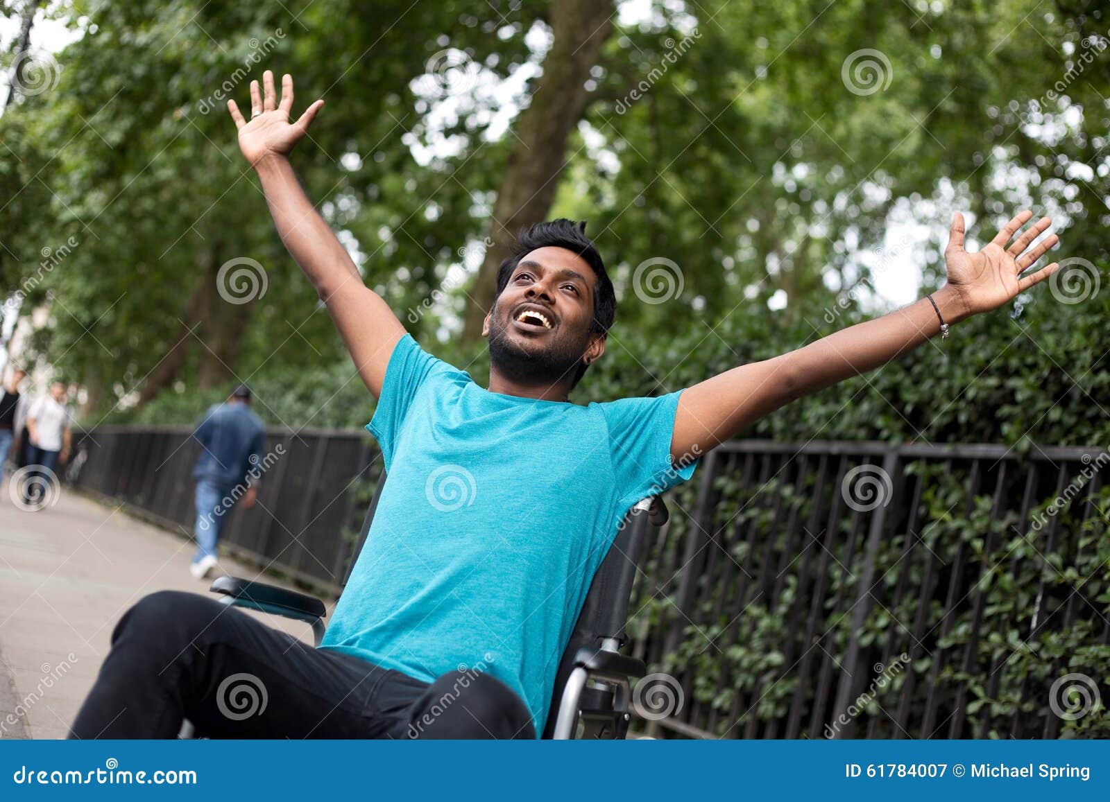 Disabled success stock image. Image of handicapped, joyful - 61784007