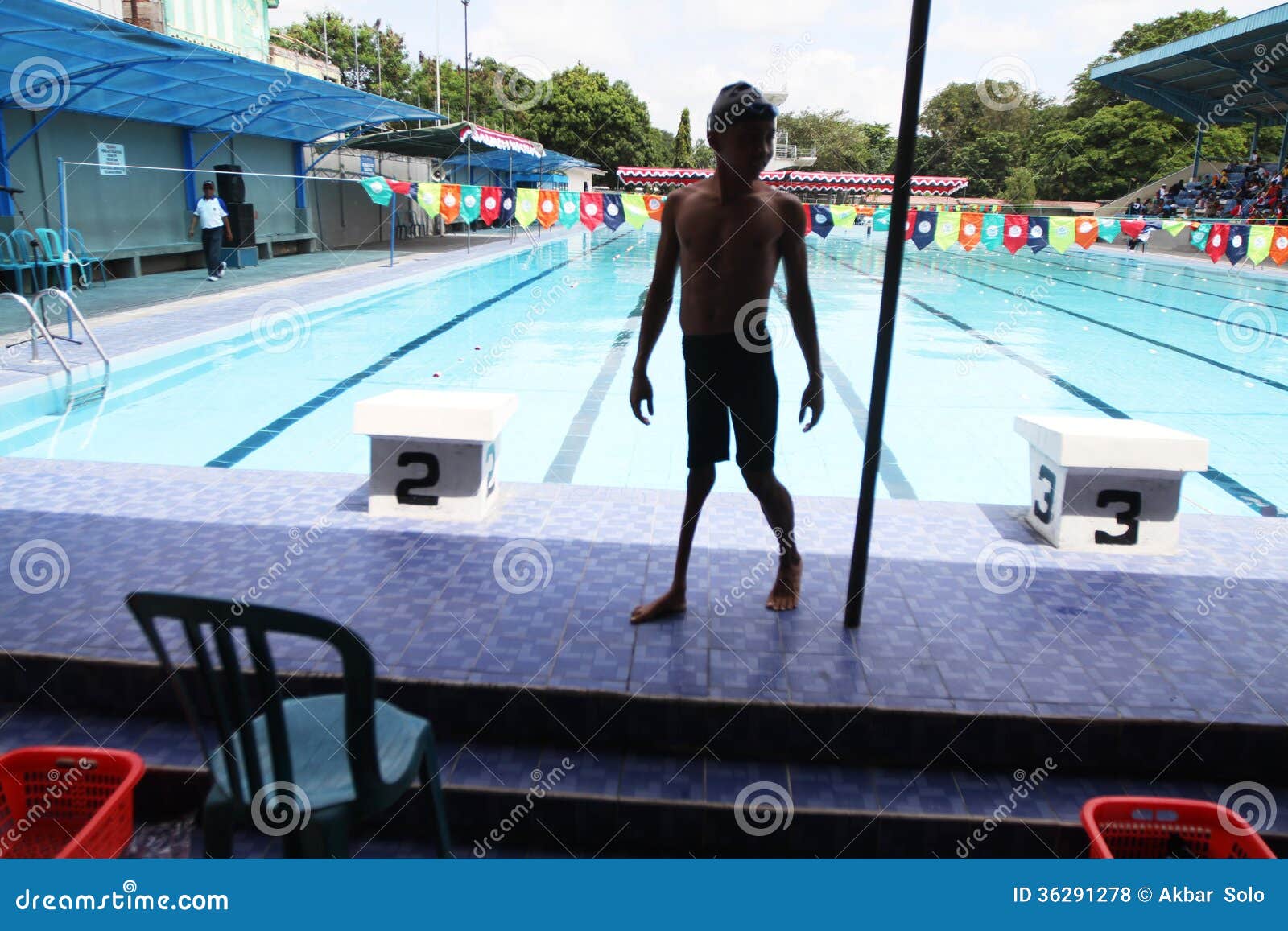 Disabled swimmer editorial stock photo. Image of indonesia - 36291278