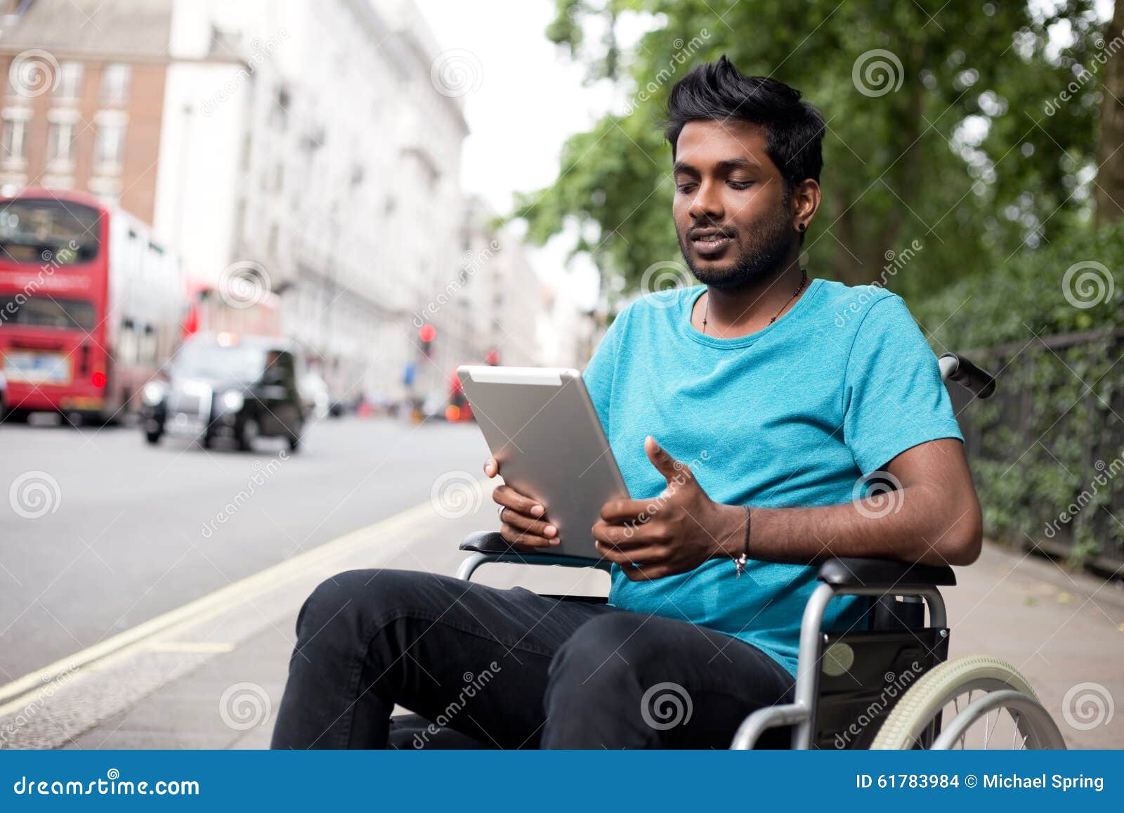 Disabled technology stock photo. Image of impaired, happy - 61783984