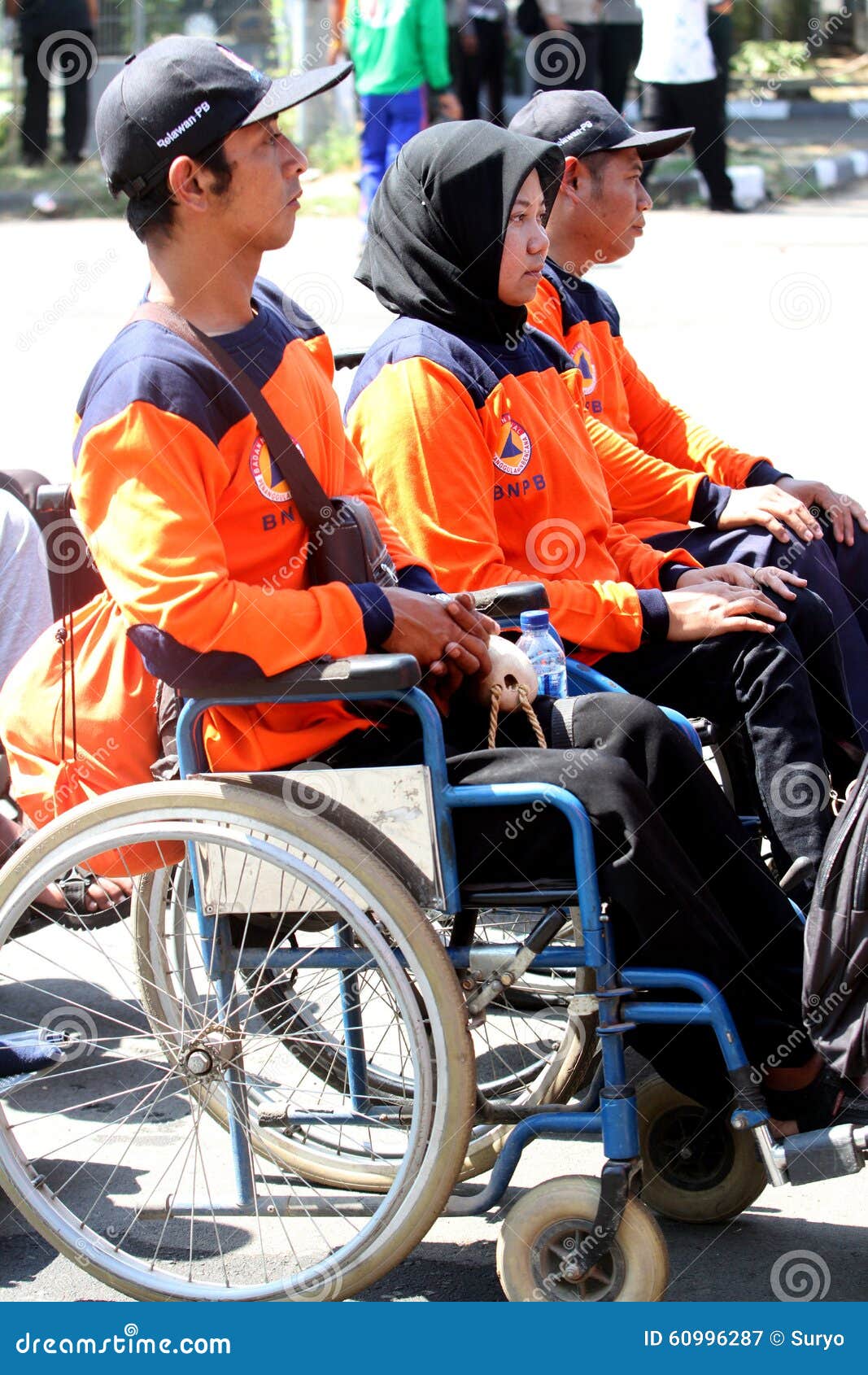 Disabled volunteer editorial photography. Image of wheelchair - 60996287