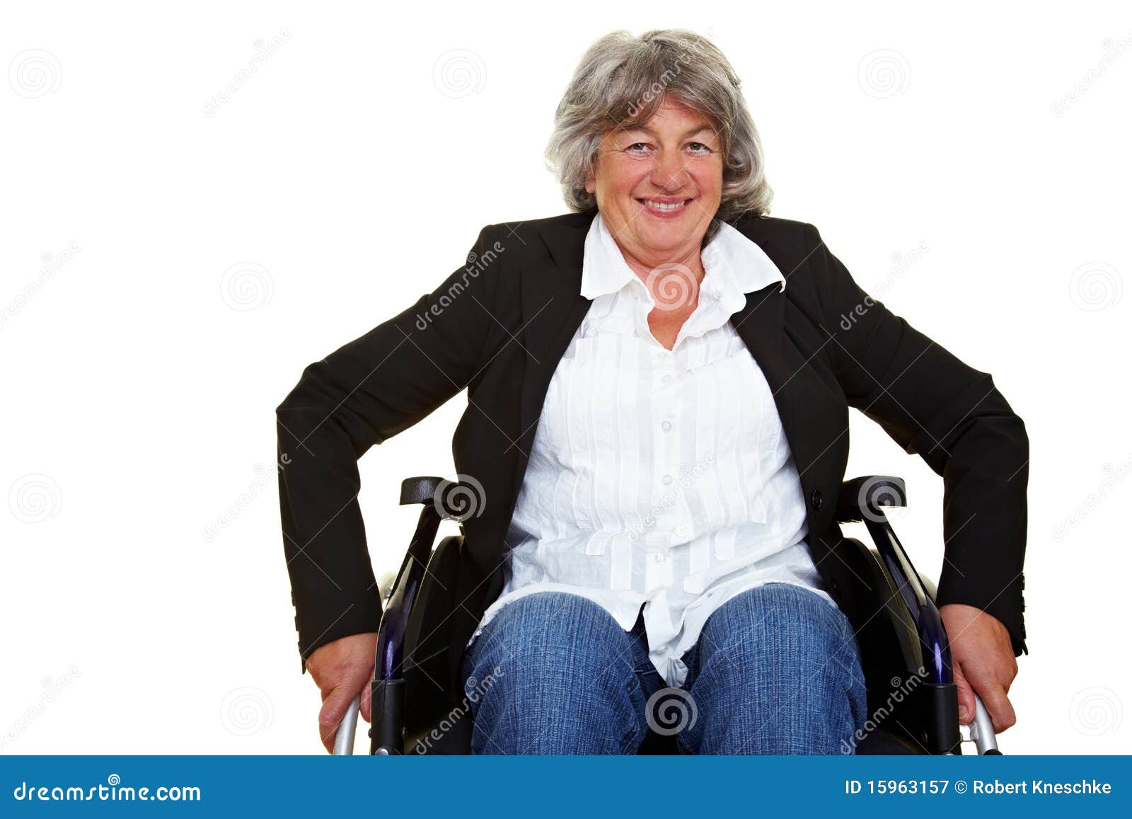 Disabled Woman In Wheelchair Royalty Free Stock Photography - Image ...