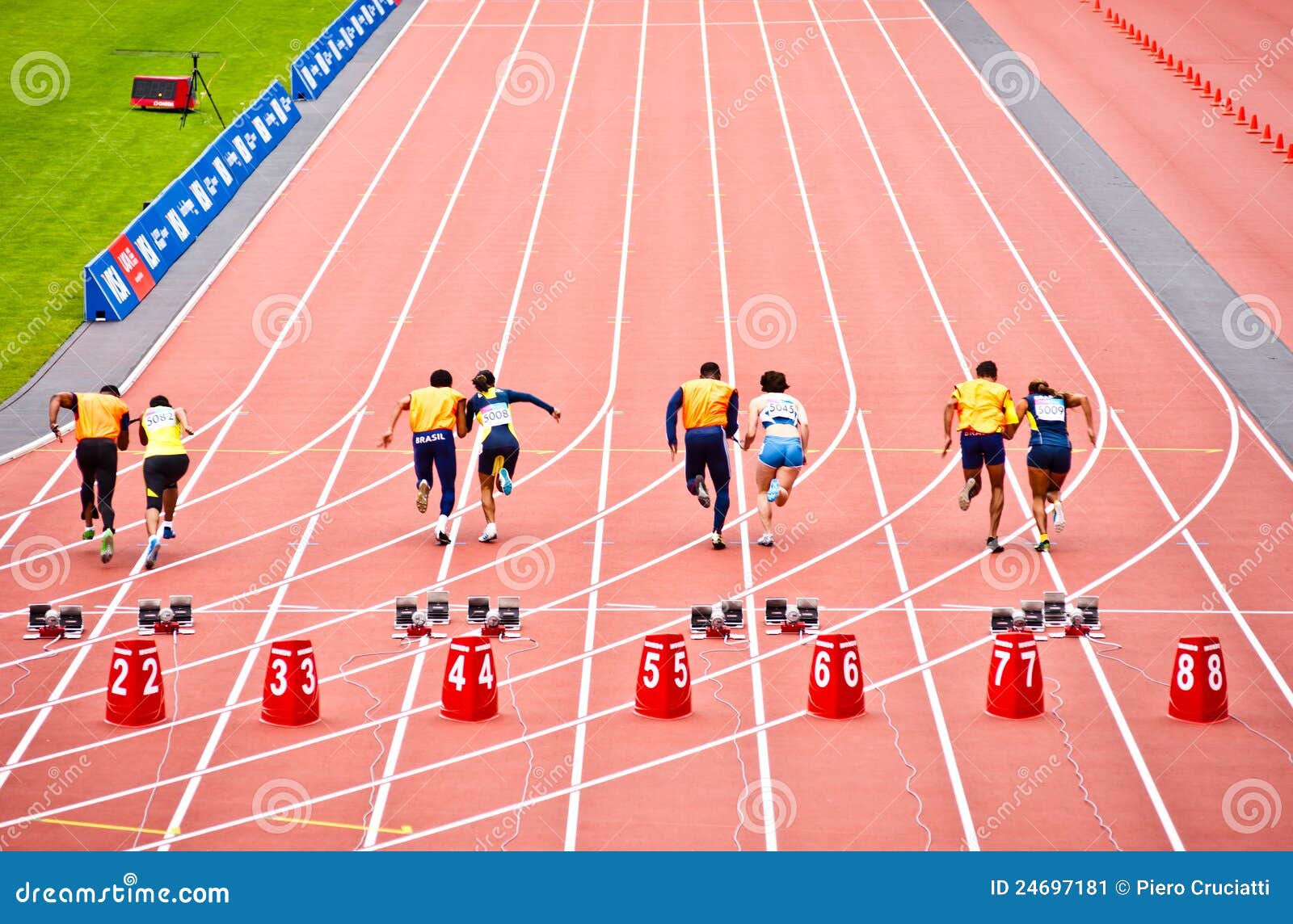 Disables Athletes Race in London 2012 Stadium Editorial Photo - Image ...