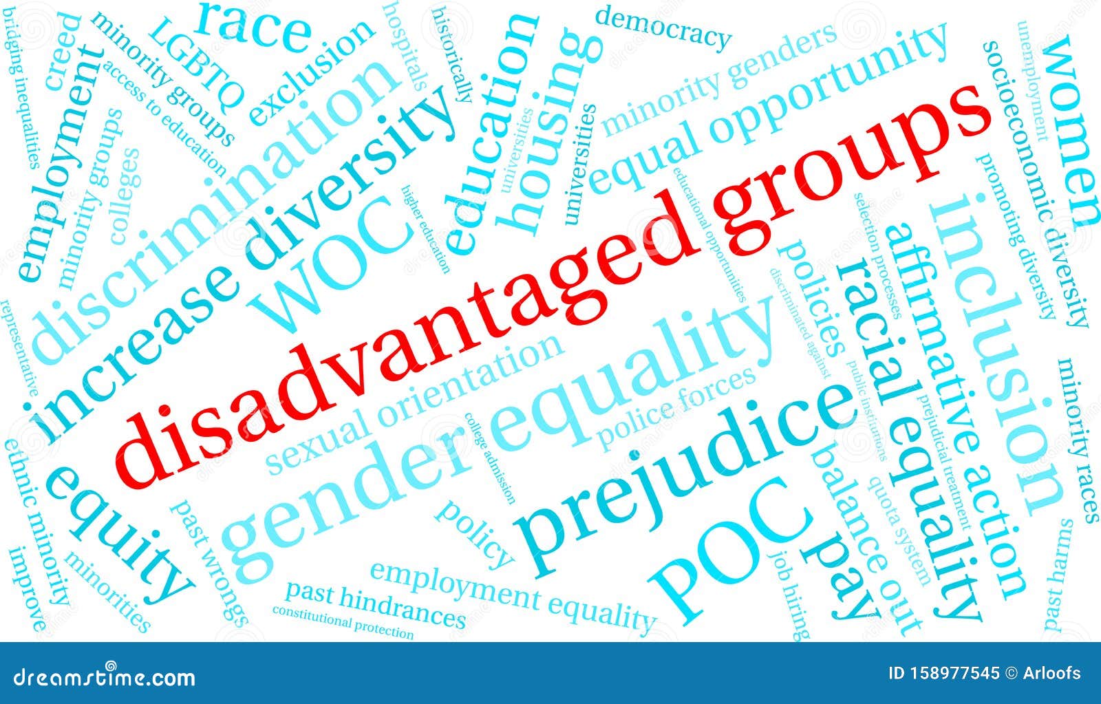 Disadvantaged Groups Word Cloud Stock Vector - Illustration of housing ...