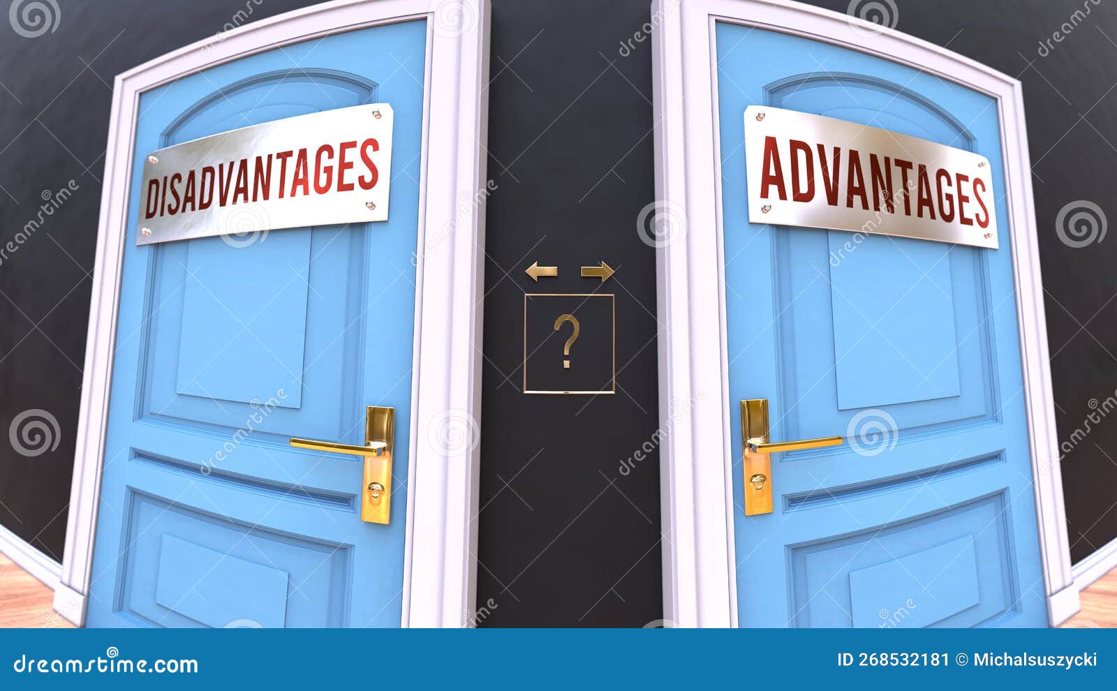 Disadvantages And Advantages As Different Choices In Life - Pictured As ... Disadvantages And Advantages As Different Choices In Life - Pictured As ...