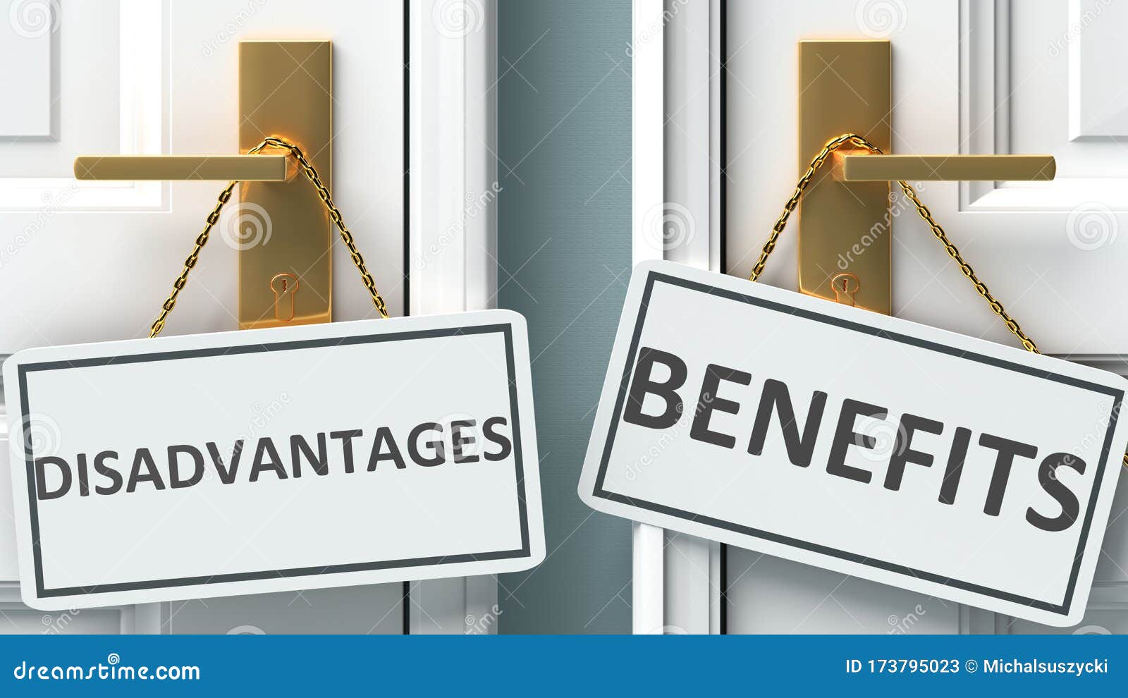 Disadvantages And Benefits As Different Choices In Life - Pictured As ... Disadvantages And Benefits As Different Choices In Life - Pictured As ...