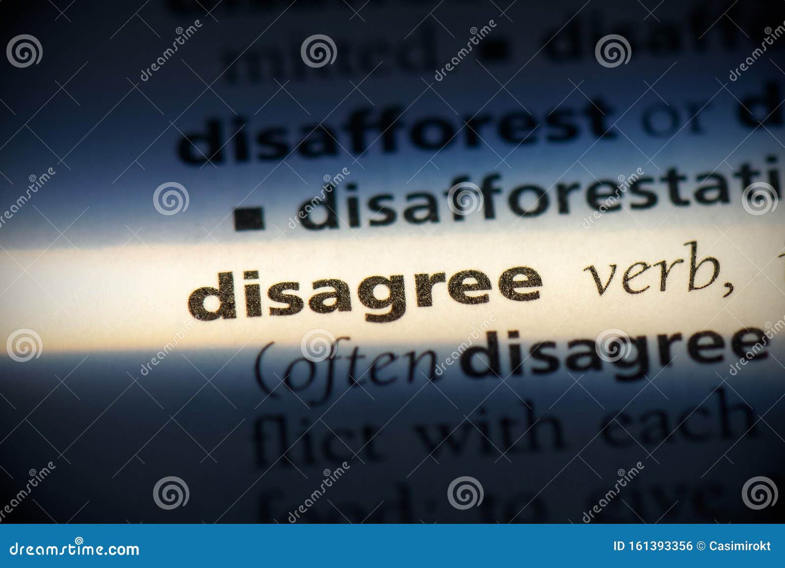 Disagree stock photo. Image of closeup, paper, detail - 161393356