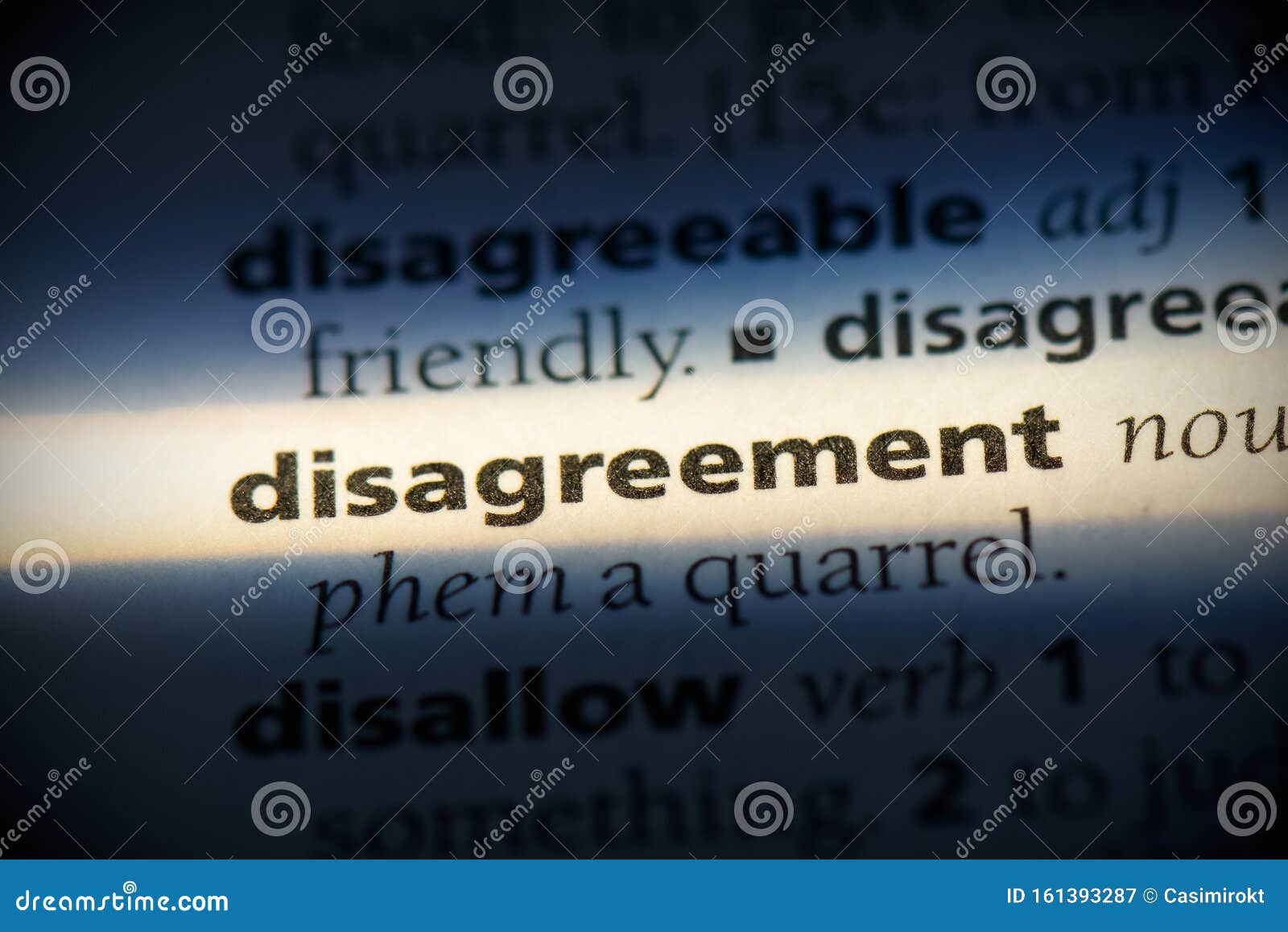 Disagreement stock image. Image of concept, book, macro - 161393287