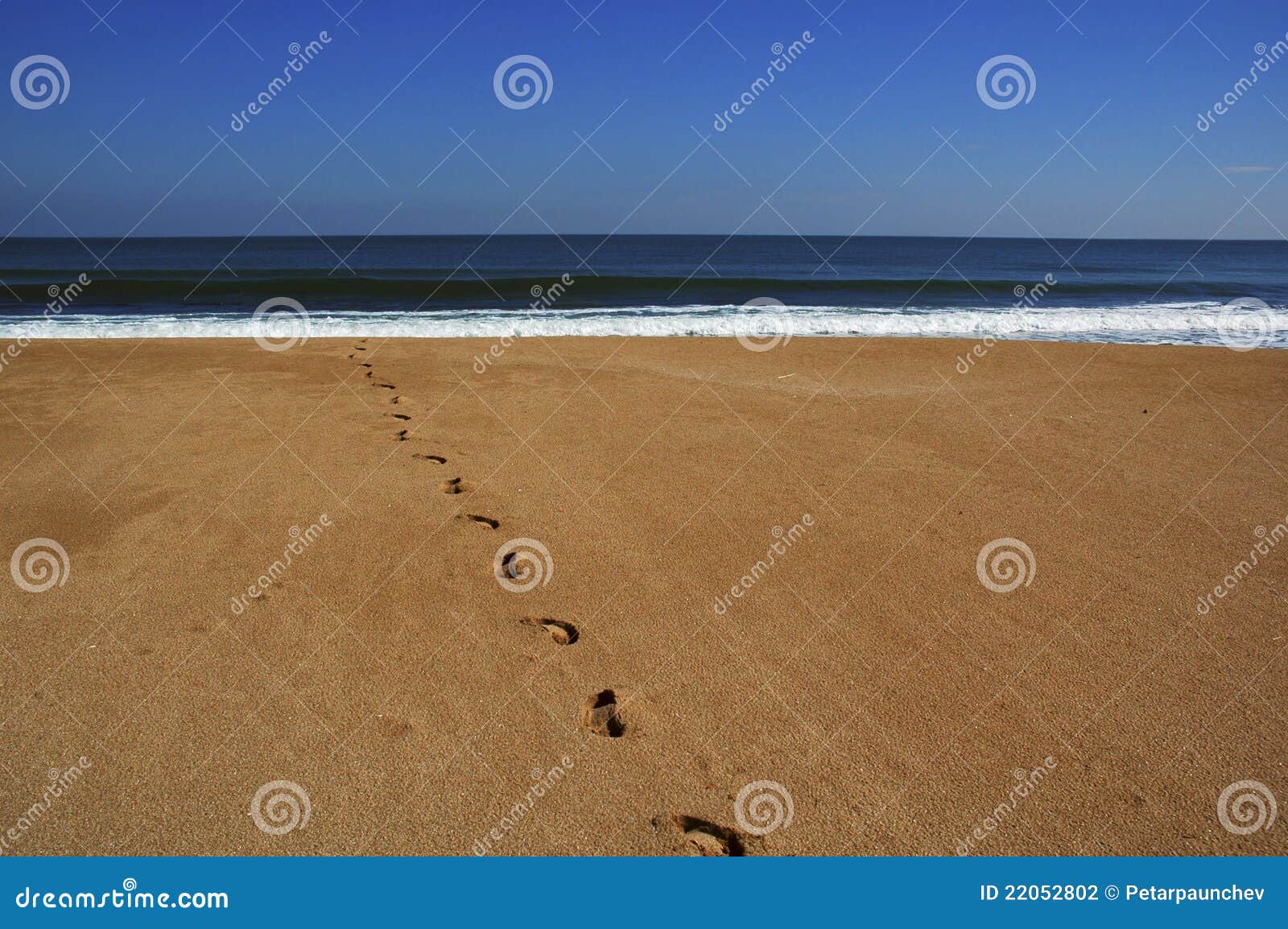 Disappearance stock photo. Image of holiday, footprint - 22052802