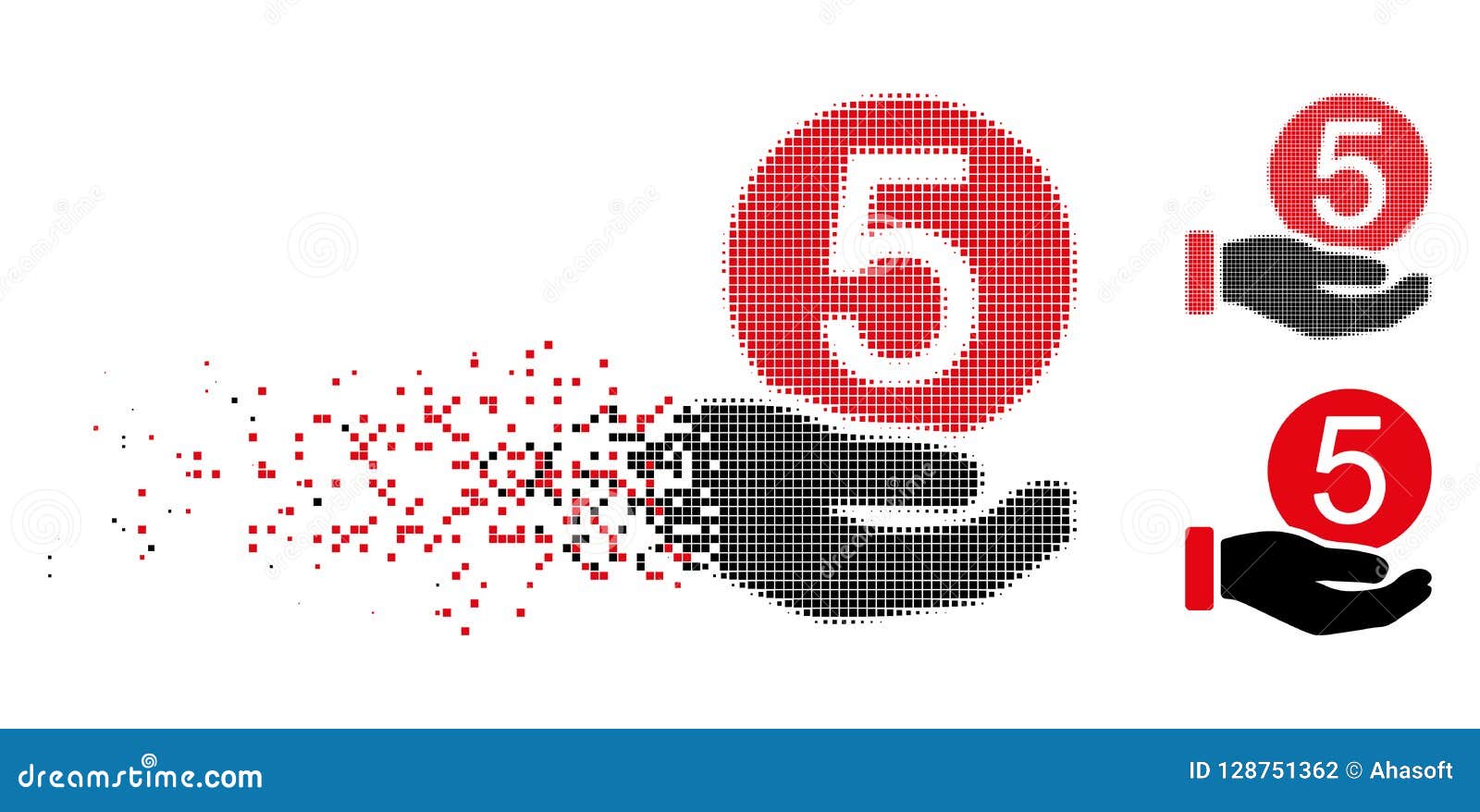 Disappearing Dot Halftone Five Cents Payment Icon Stock Vector ... Disappearing Dot Halftone Five Cents Payment Icon Stock Vector ...