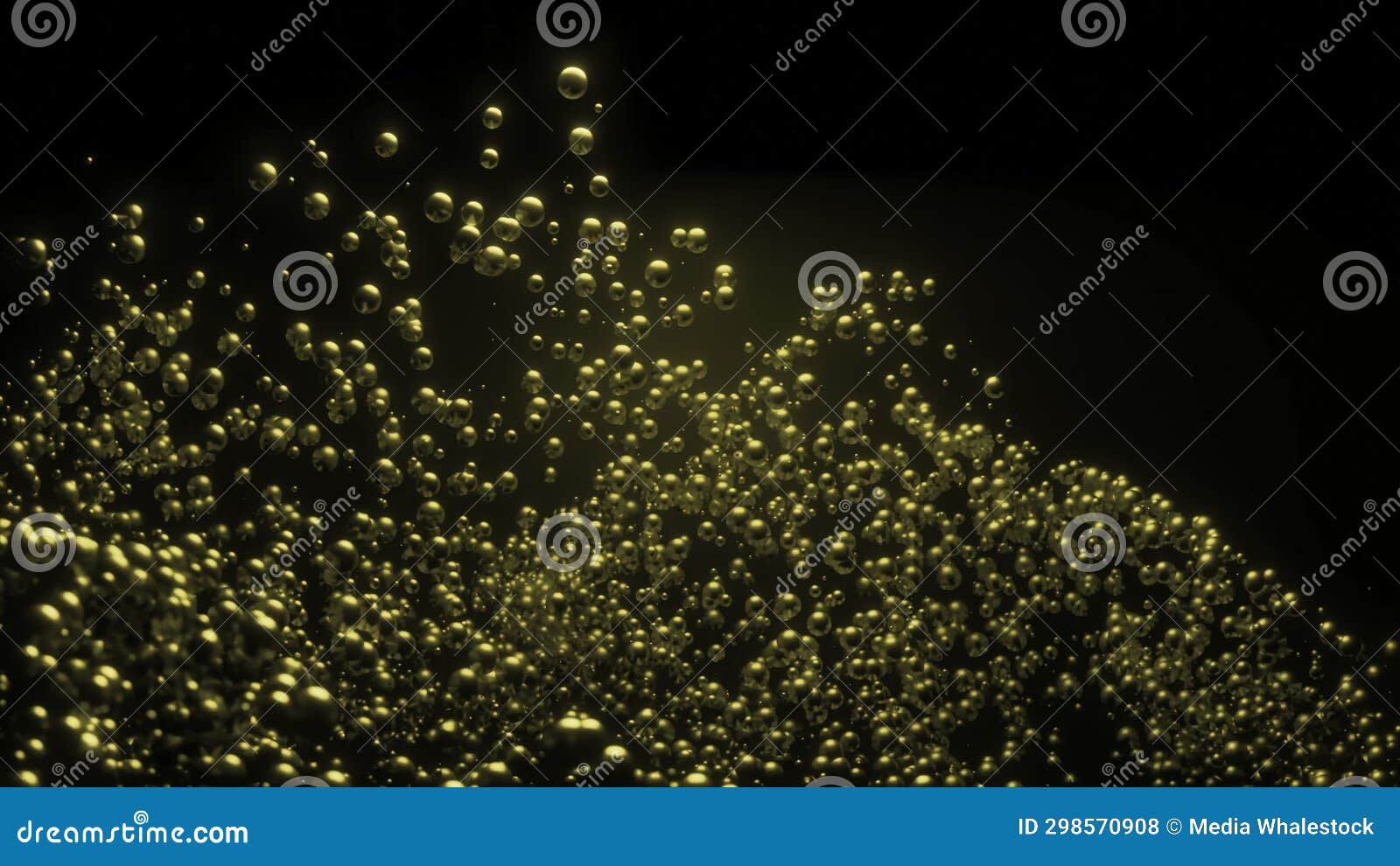 Disappearing Explosion of Balls. Design. a Lot of 3d Balls are Moving ...