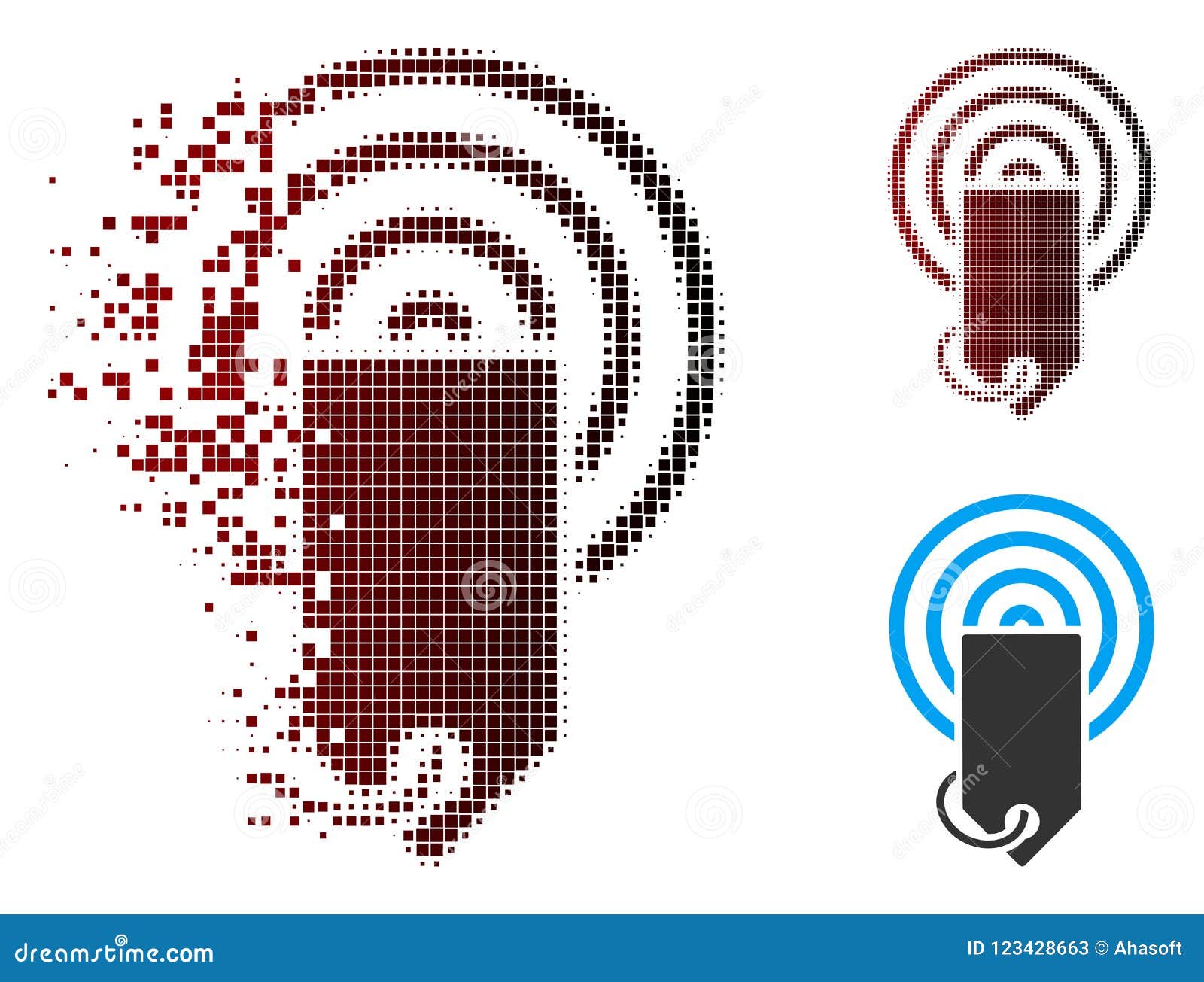 Disappearing Pixel Halftone Token Airdrop Icon Stock Vector ... Disappearing Pixel Halftone Token Airdrop Icon Stock Vector ...