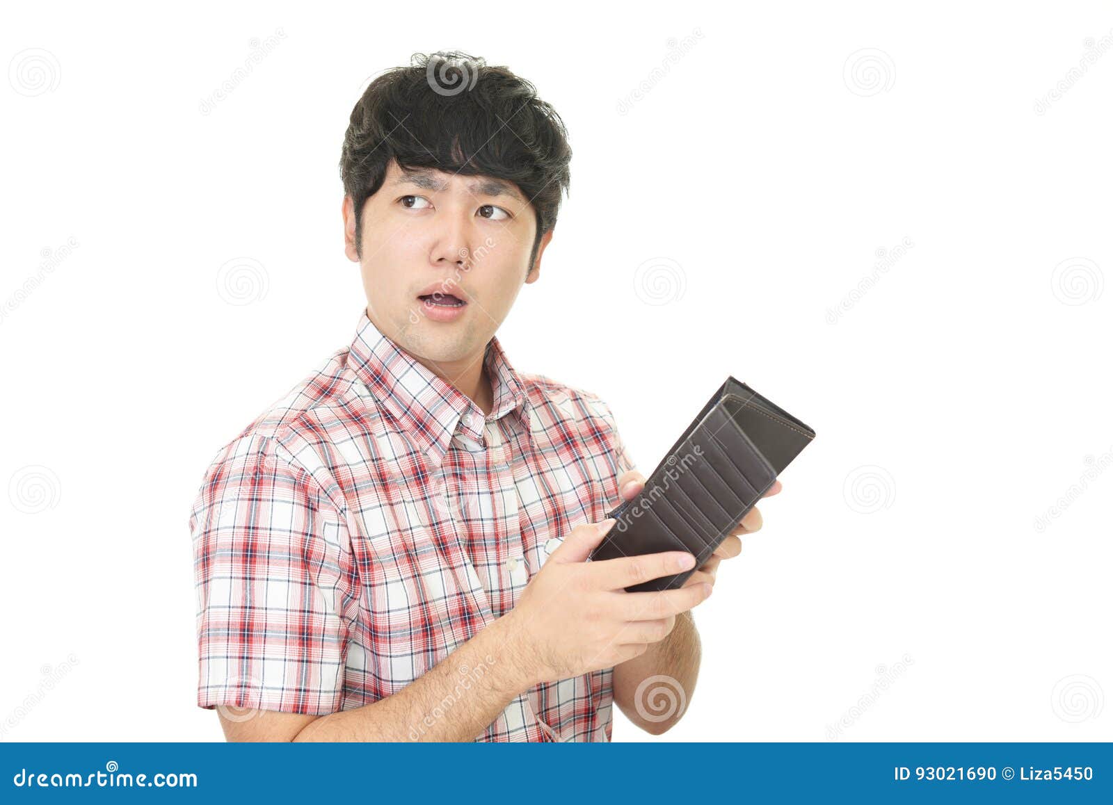Disappointed Asian man stock photo. Image of masculine - 93021690