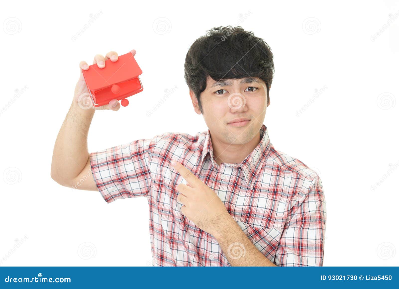 Disappointed Asian man stock photo. Image of handsome - 93021730
