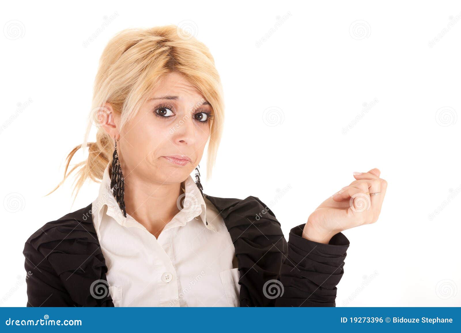 Disappointed Business Woman Stock Photo - Image of upset, people: 19273396