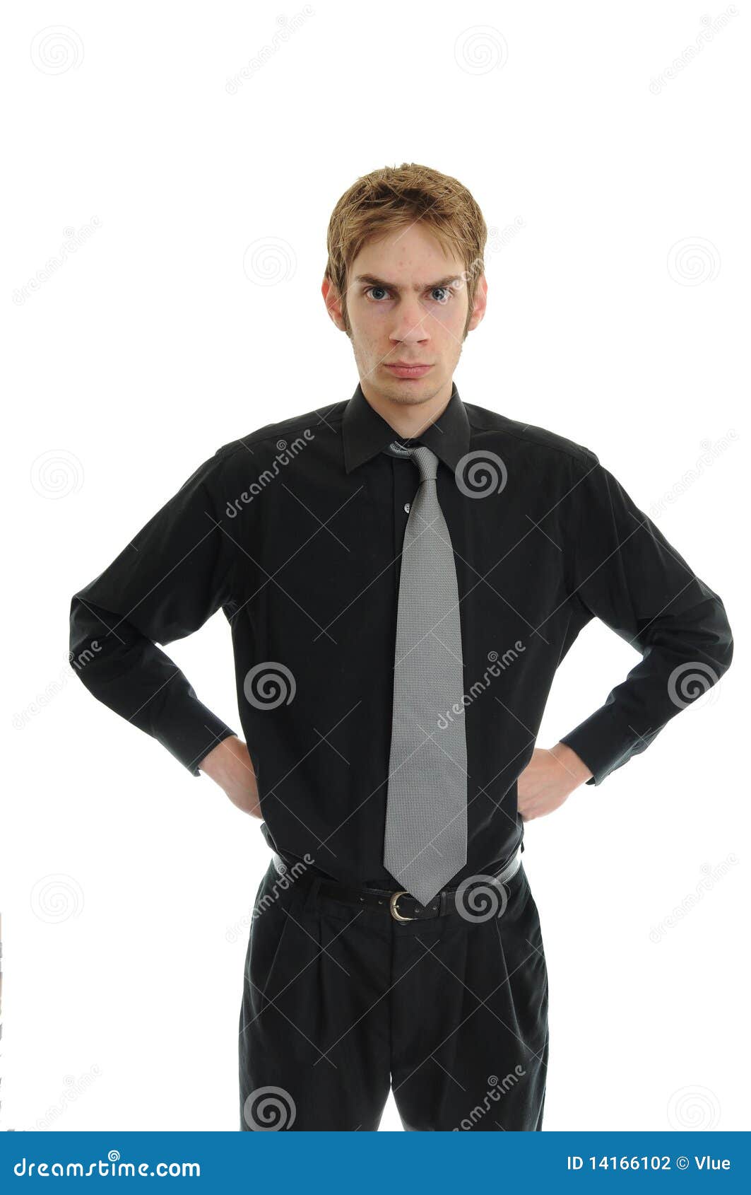 Disappointed Businessman stock photo. Image of teenager - 14166102