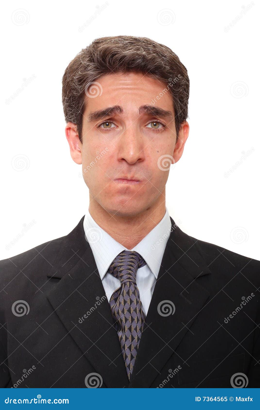 Disappointed businessman stock image. Image of work, shirt - 7364565