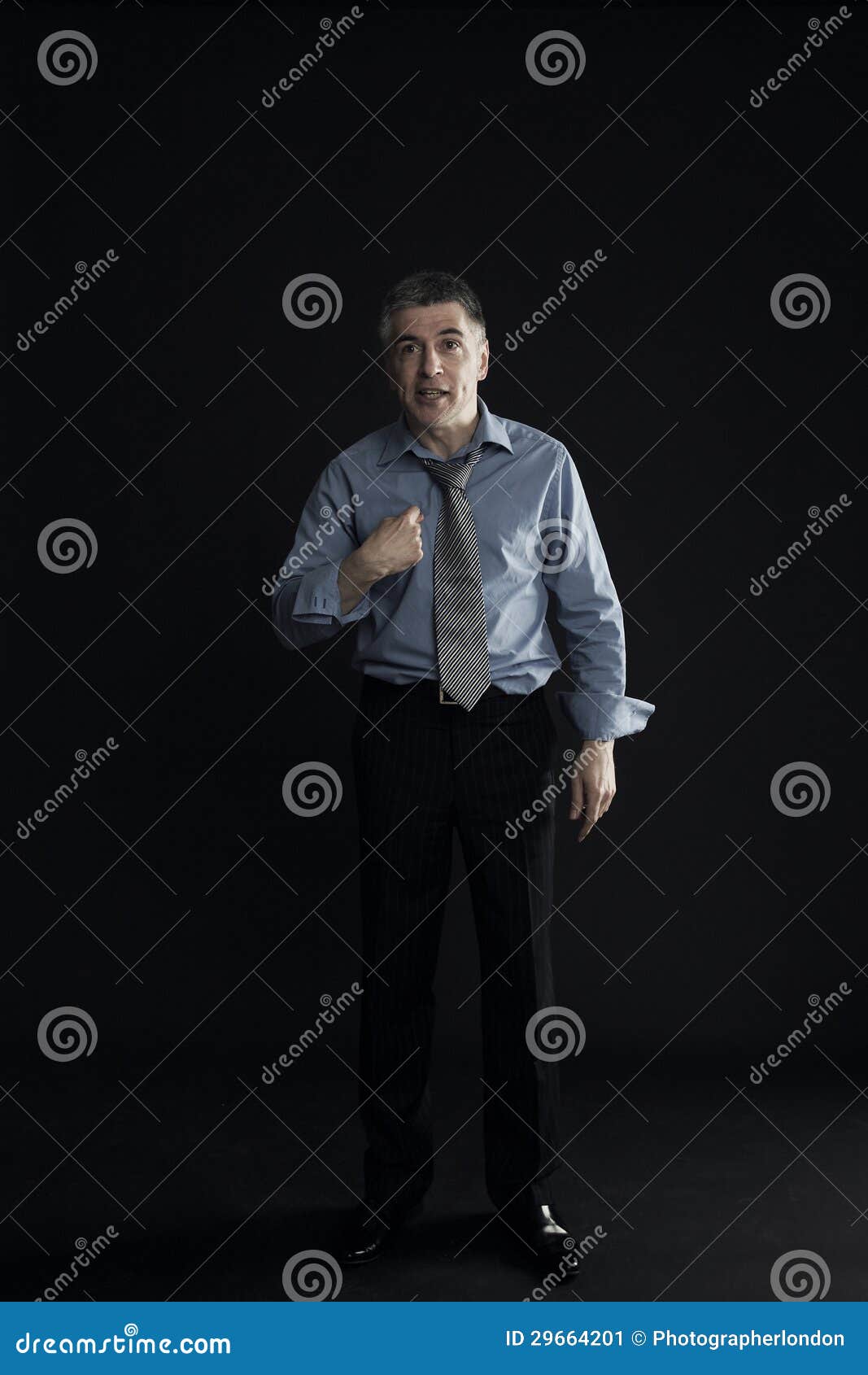 Disappointed Businessman Holding Tab And Face Palming Stock Image ...