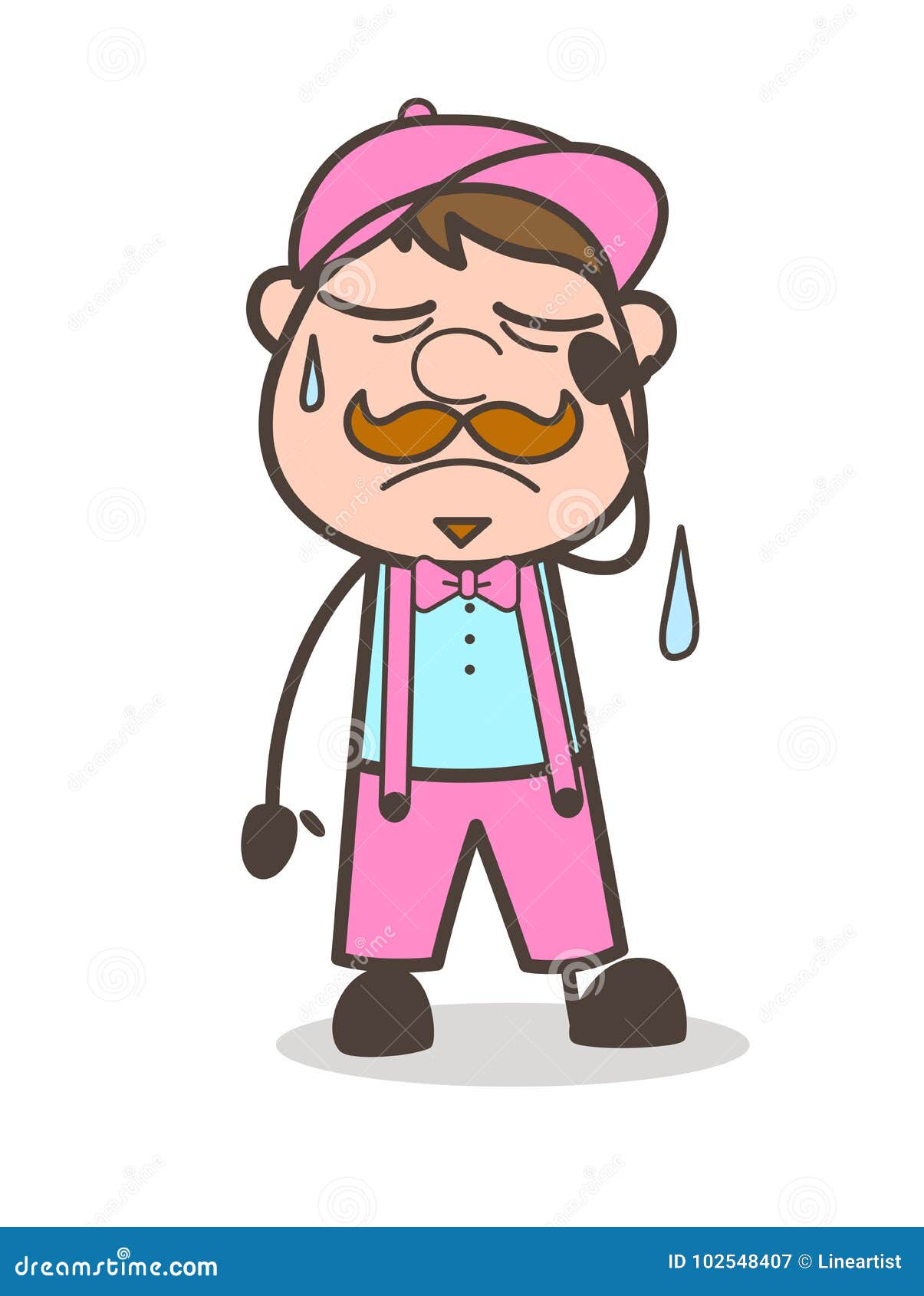 Disappointed Cartoon Worker Face Expression Stock Illustration ... Disappointed Cartoon Worker Face Expression Stock Illustration ...