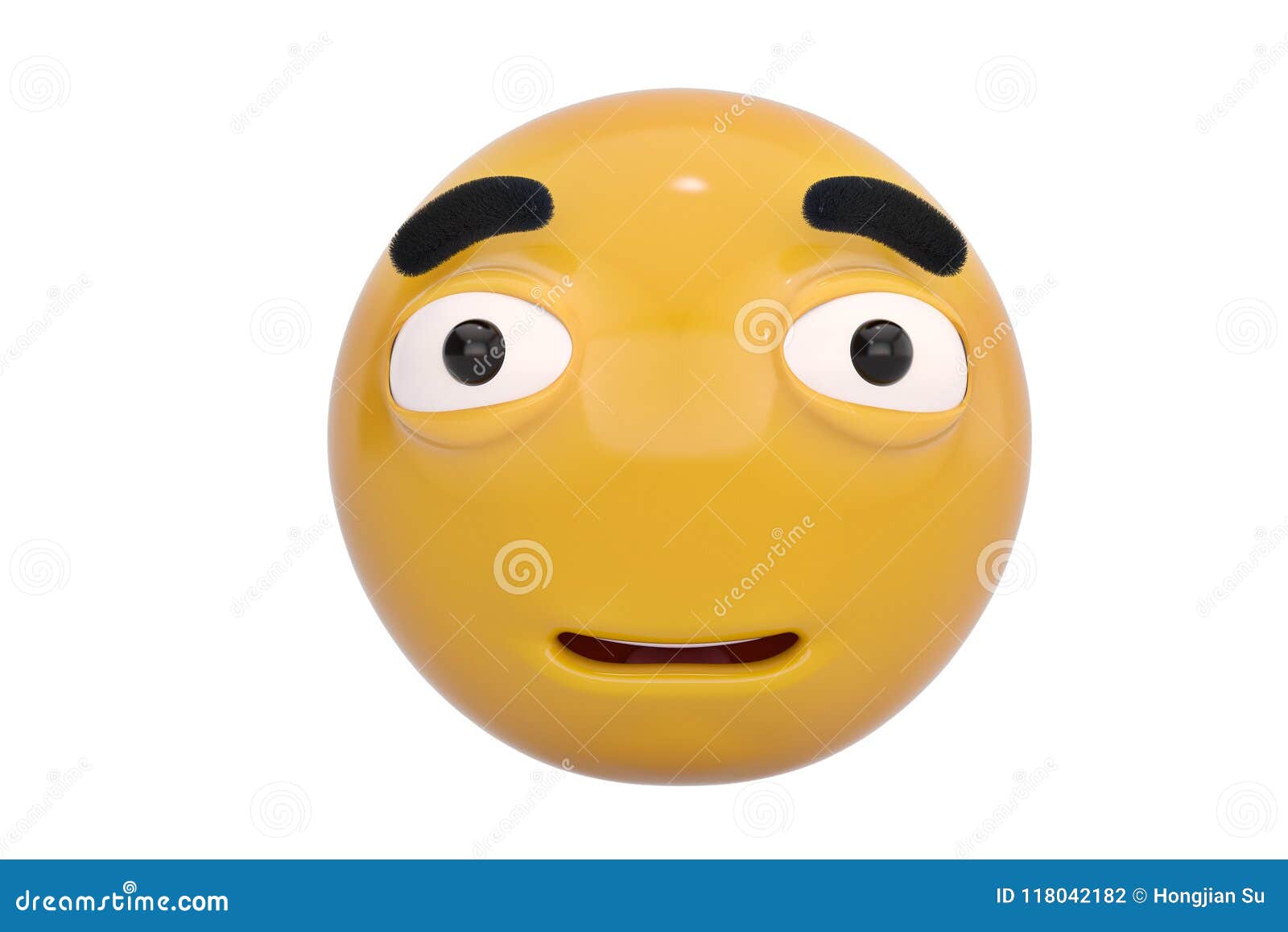 Disappointed Emoticon.3D Illustration. | CartoonDealer.com #110800096