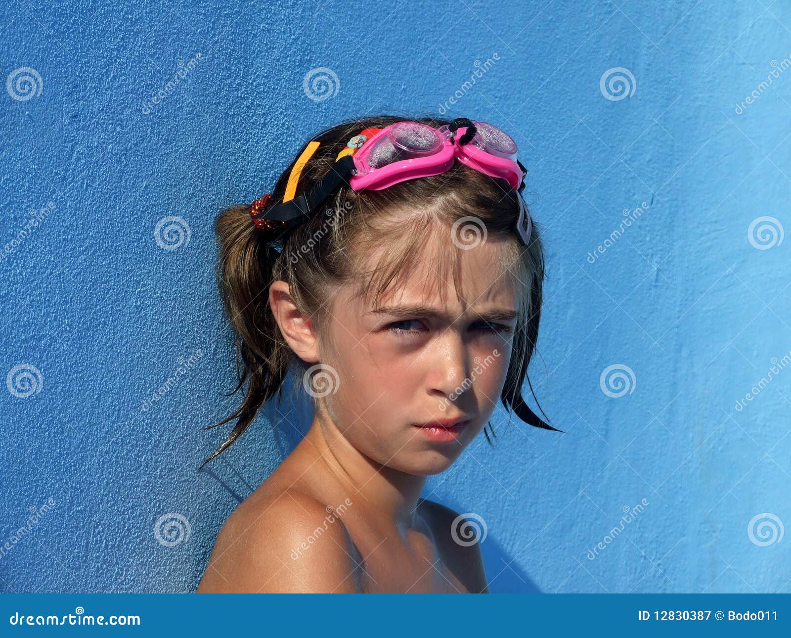Disappointed girl stock image. Image of child, face, person - 12830387