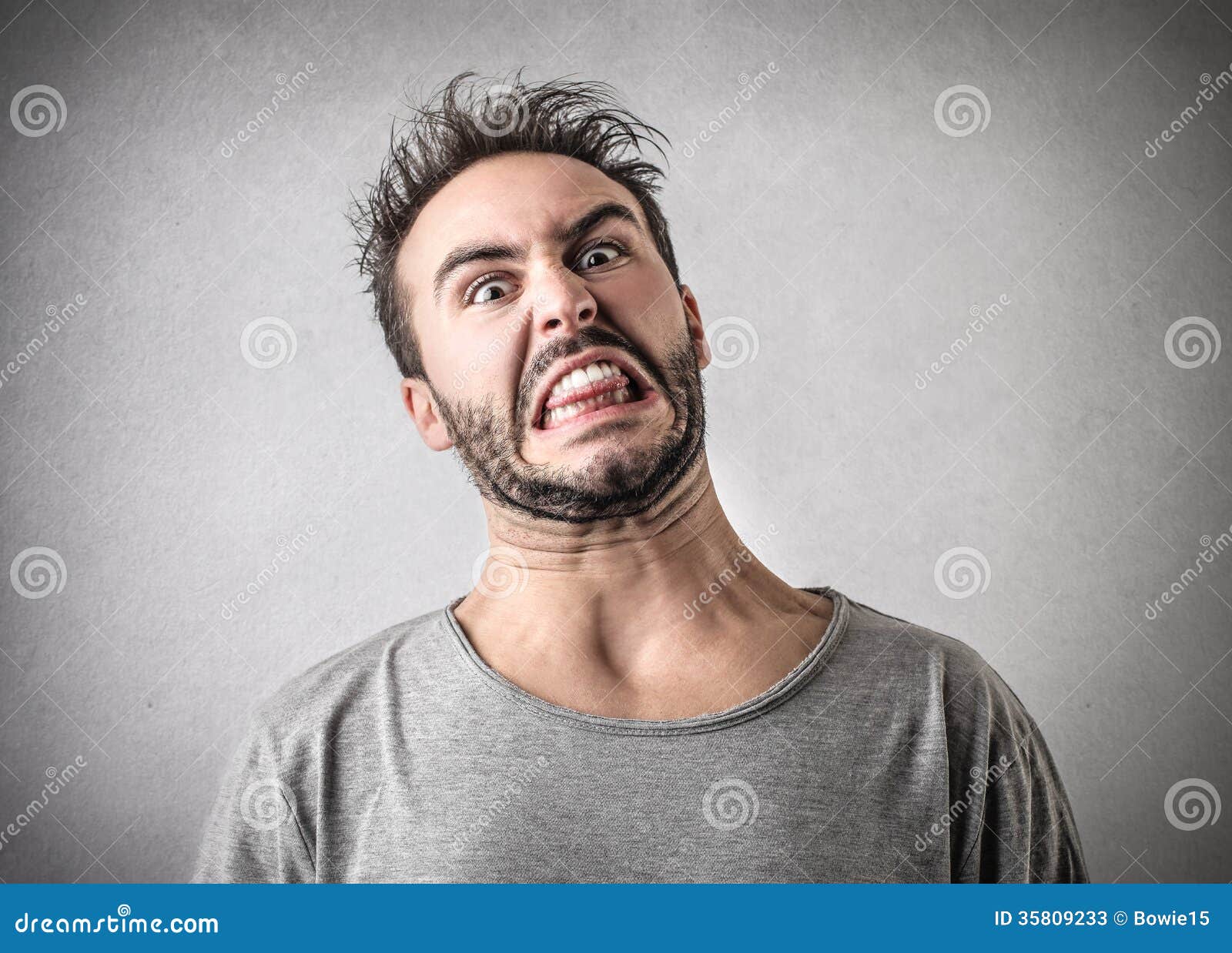 Disappointed man stock image. Image of afraid, fright - 35809233