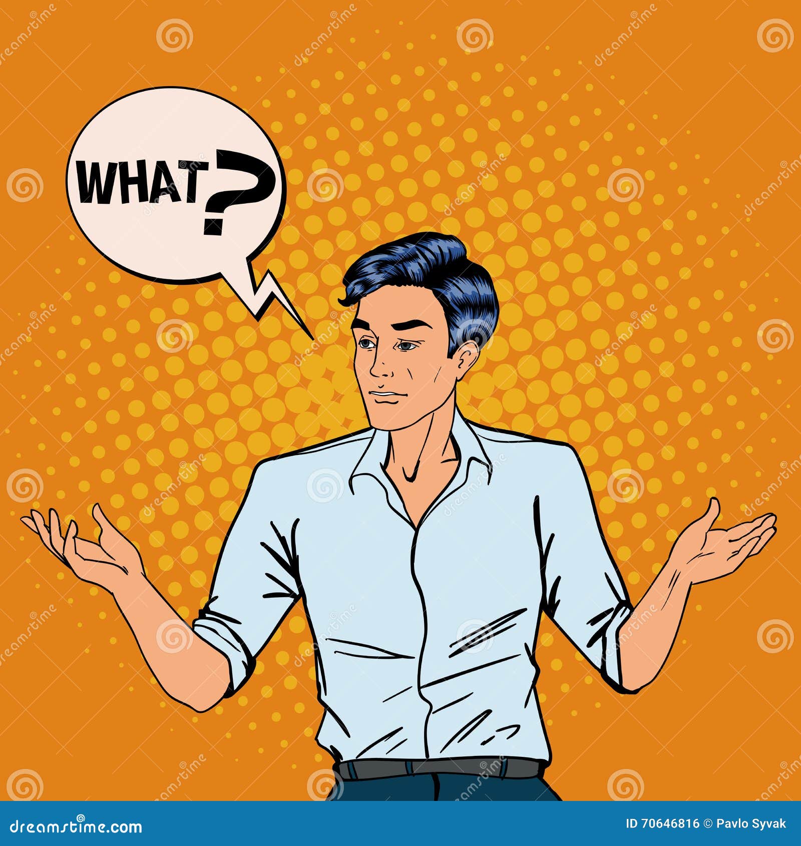Disappointed Man. Man Throws Up His Hands Stock Vector - Illustration ...