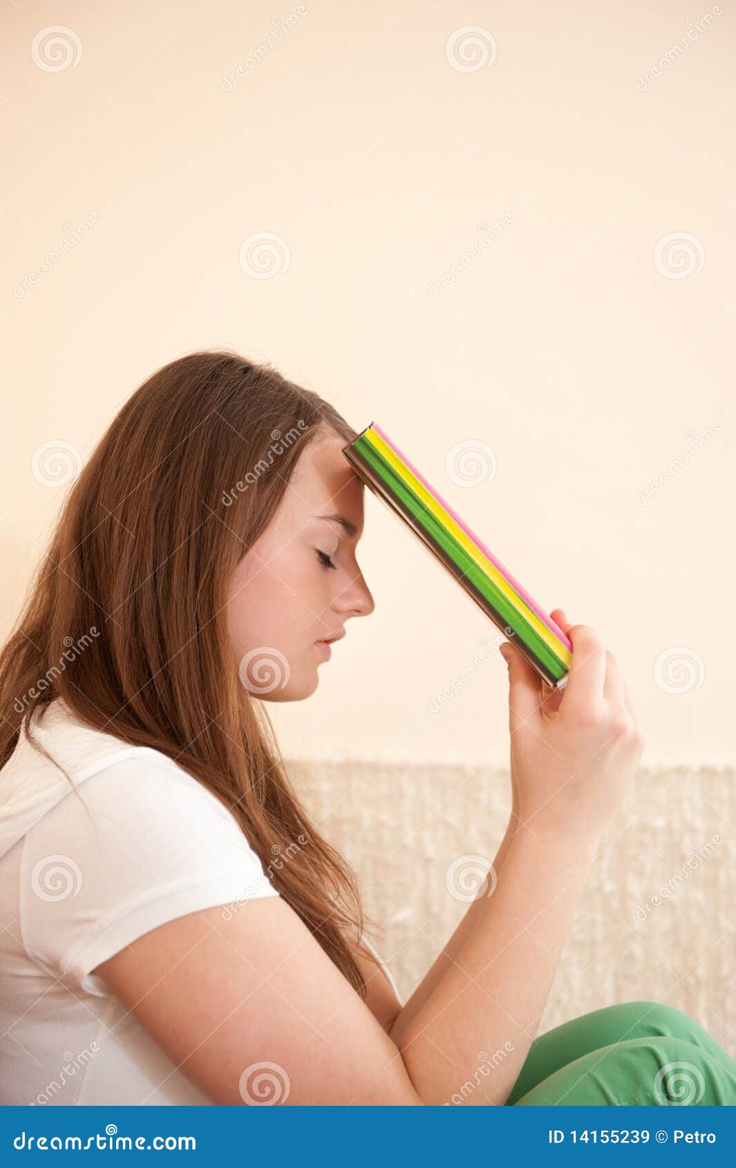 Disappointed student stock image. Image of pretty, portrait - 14155239