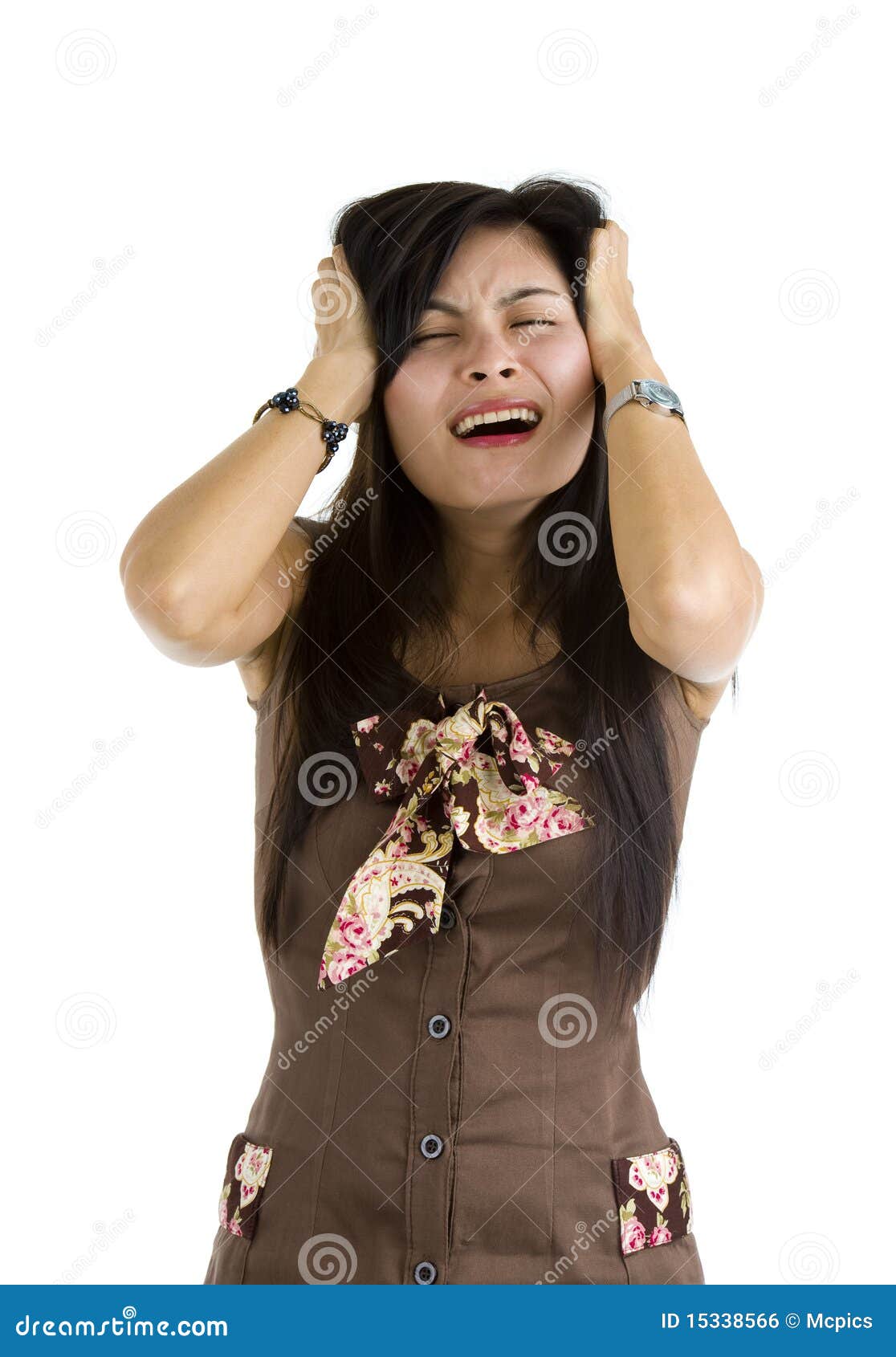 Disappointed young woman stock photo. Image of young - 15338566