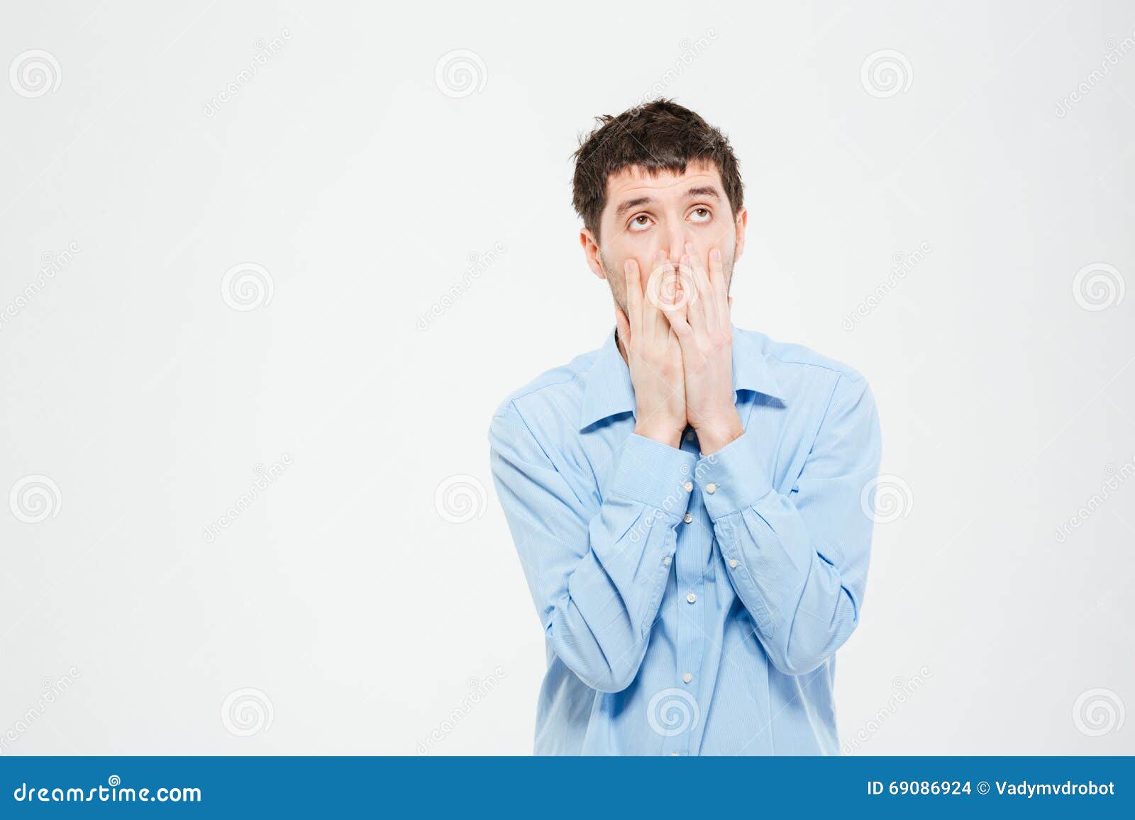 Disappointment man stock photo. Image of face, isolated - 69086924