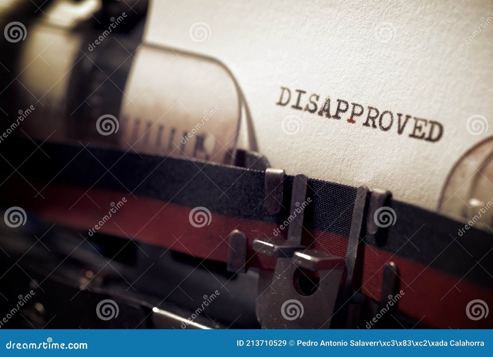 Disapproved concept view stock image. Image of revoked - 213710529