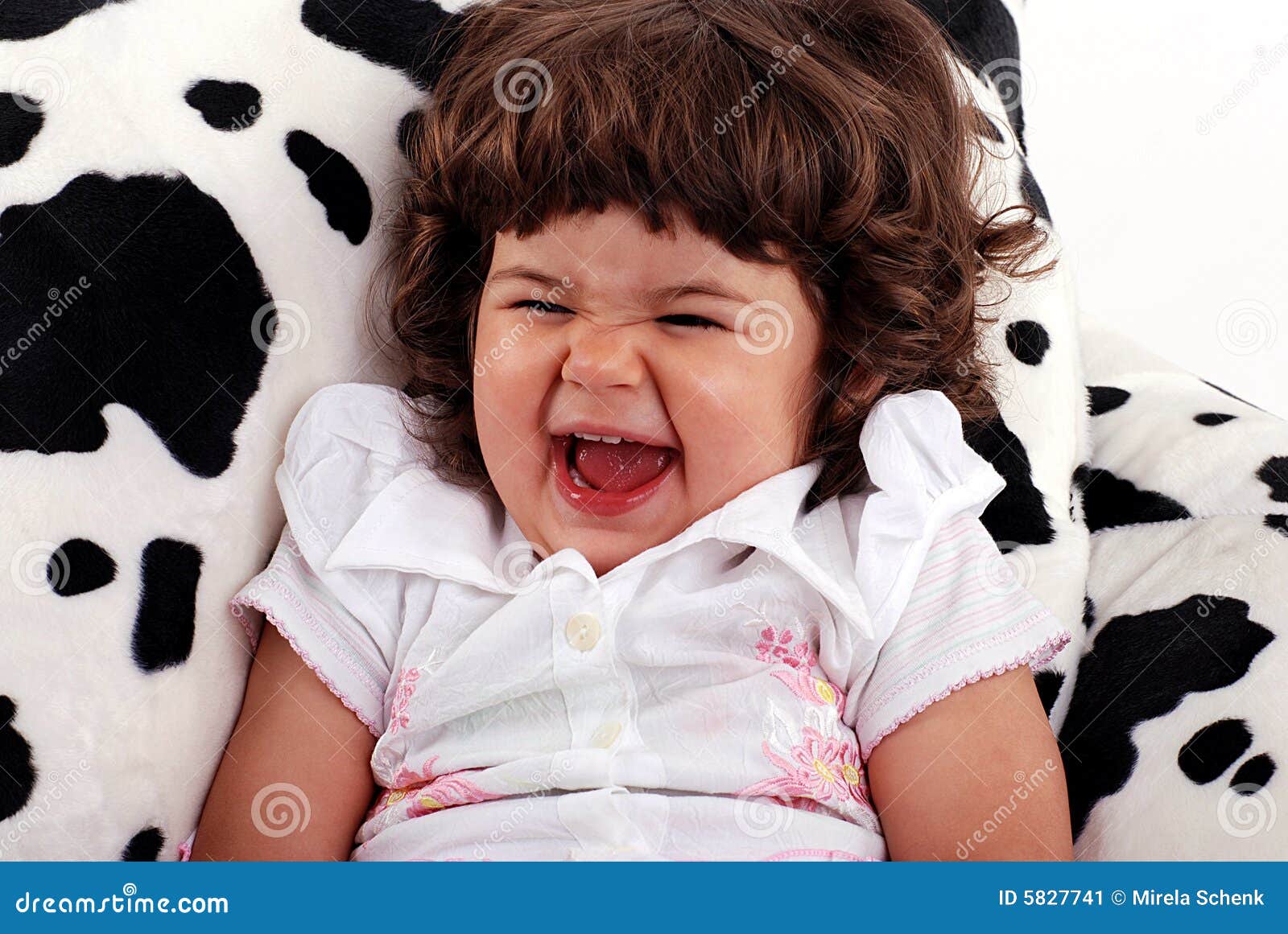 Disarming smile stock image. Image of girls, studio, little - 5827741