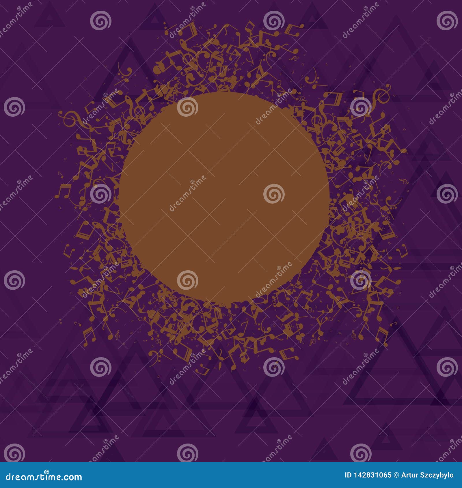 Disarrayed and Jumbled Musical Notes Icon Overlapping and Surrounding ...
