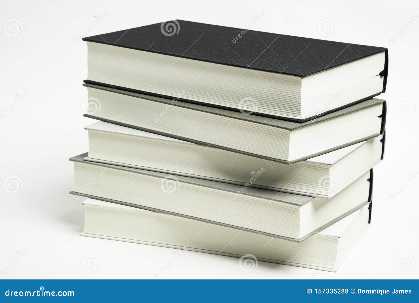 A Disarrayed Stack of Cloth Bound Books Stock Photo - Image of bookish ...